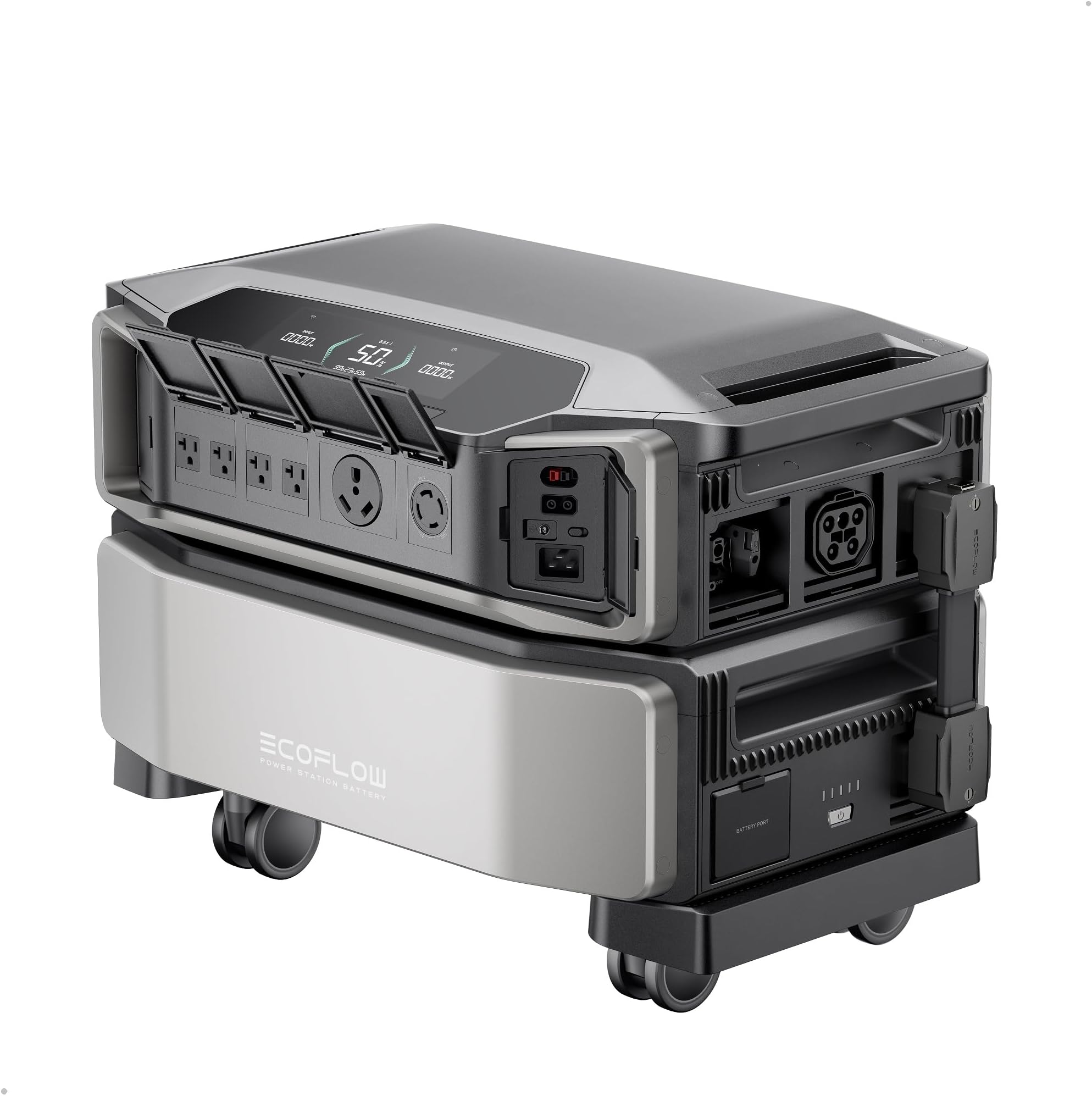 EF ECOFLOW DELTA Pro Ultra 6144Wh Power Station, 120/240V 7200W AC ...
