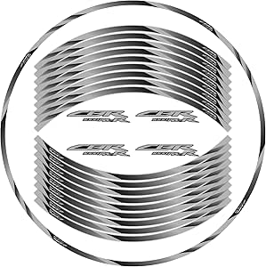 Amazon.com: iTobest 17" Wheel Rim Stickers Decals Tape Compatible with ...