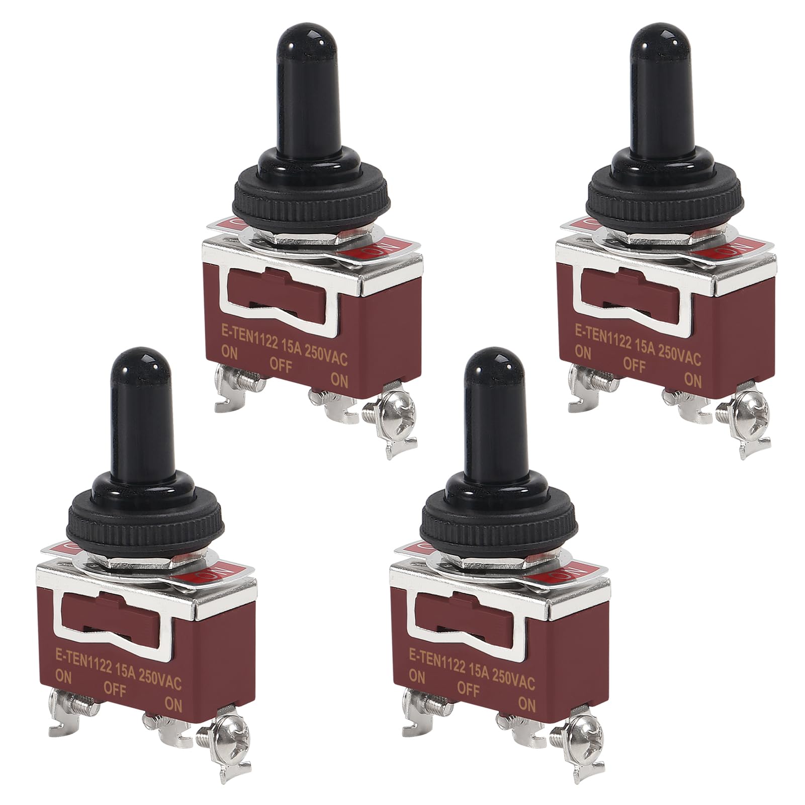 Snapklik.com : ACEIRMC Waterproof Toggle Switch 12V Marine ON Off ON 3 ...