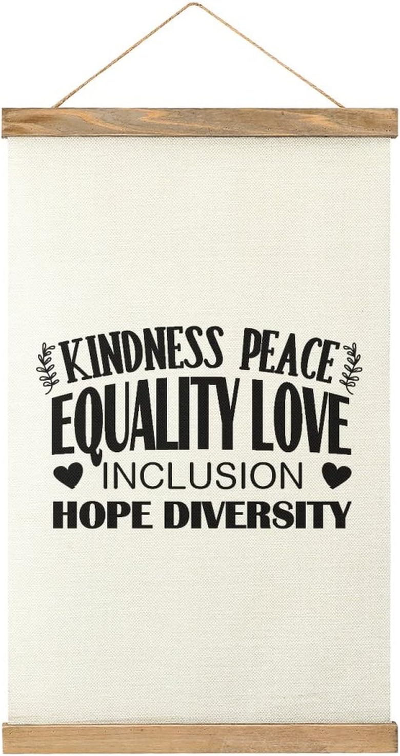 Amazon.com: 13x20in Wall Hanging Wooden Frame Posters Motivational ...