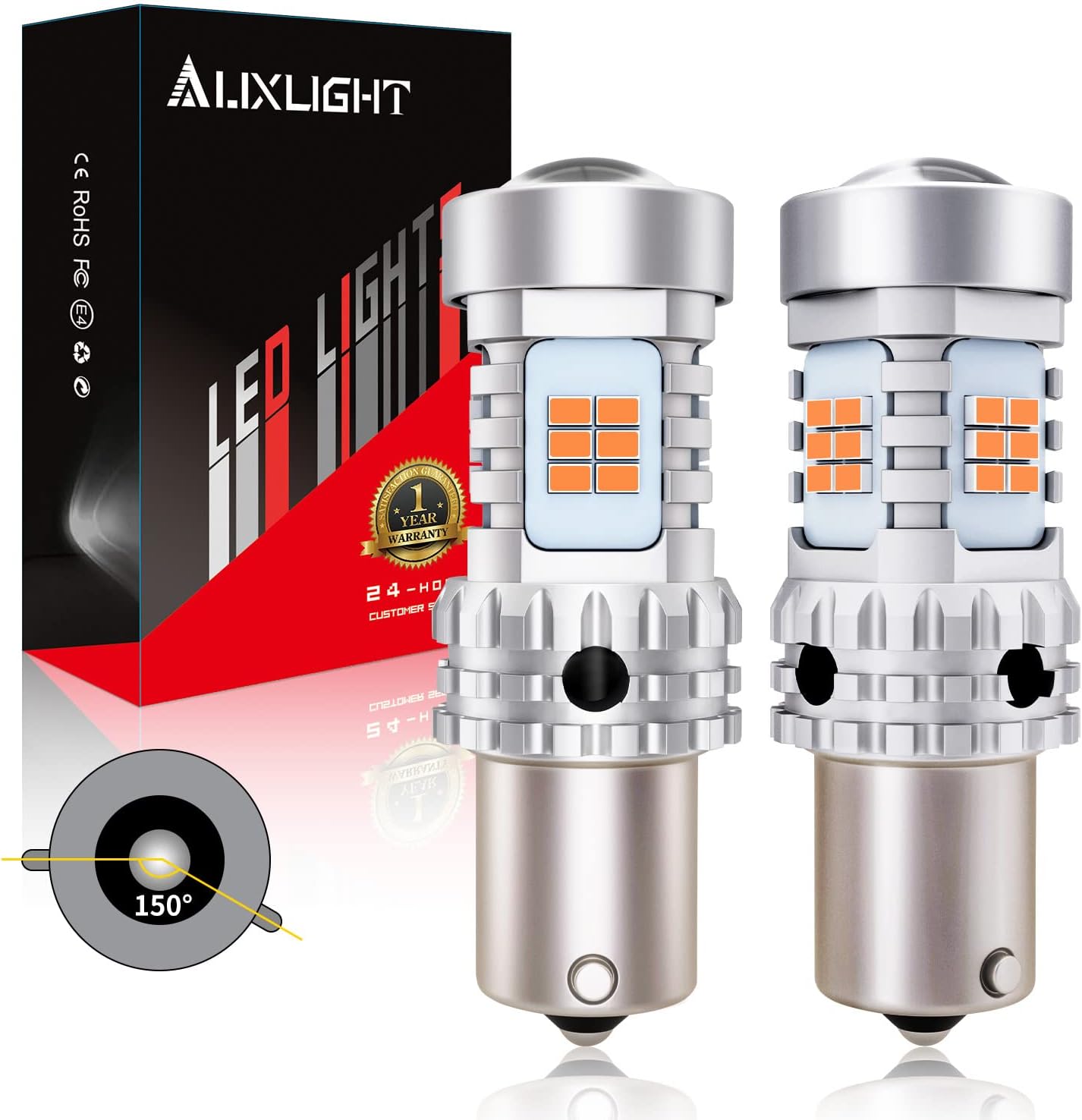 Amazon.com: Osram Original Bulbs PY21W 7507-02B 12V 21W (Pair) : Automotive
