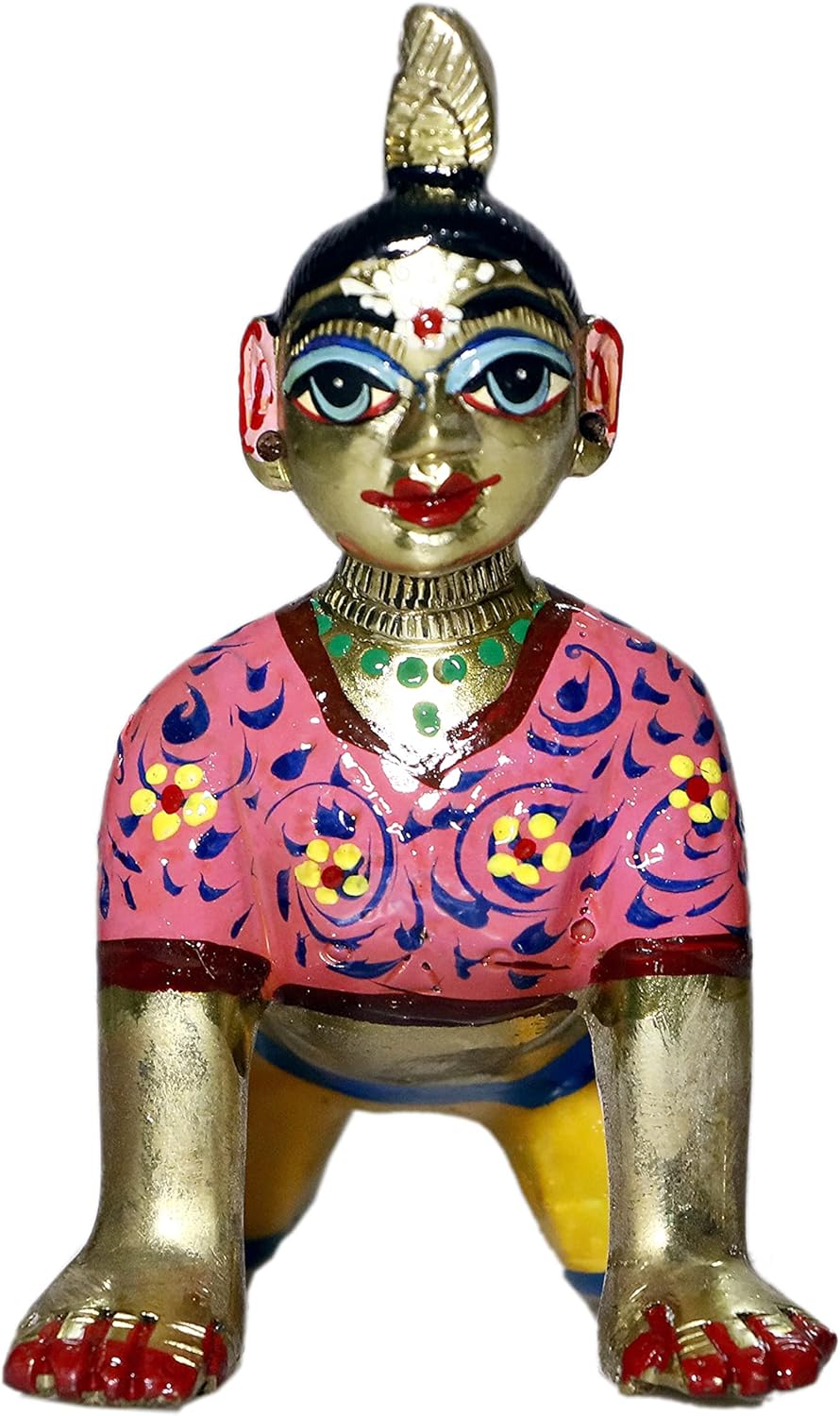 Amazon.com: VRINDAVANBAZAAR.COM Astadhatu bal Radha Idol/Baby Radha ...