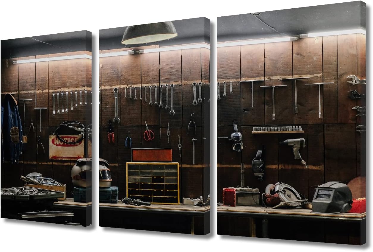 Amazon.com: TUMOVO Handyman Tools Pictures Wall Decor Posters and ...