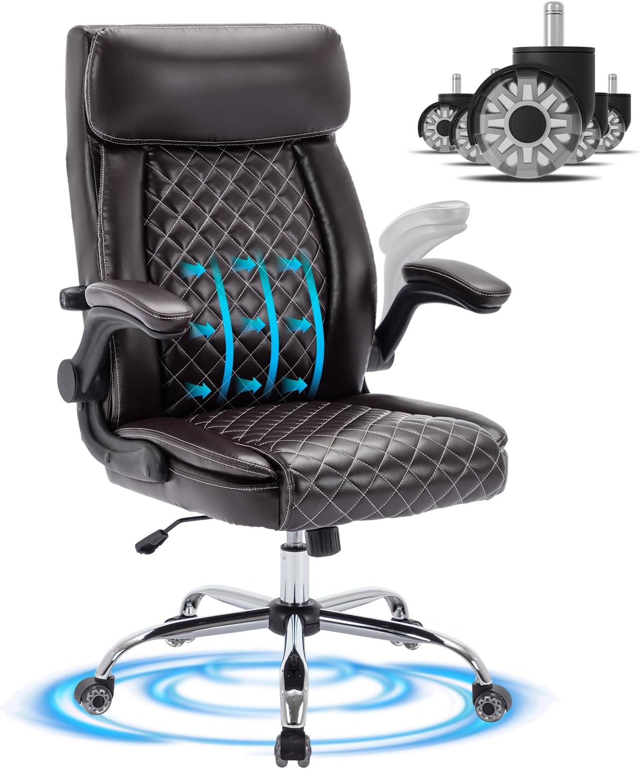 Amazon.com: Executive Office Chair Ergonomic Desk Chair, High Back ...
