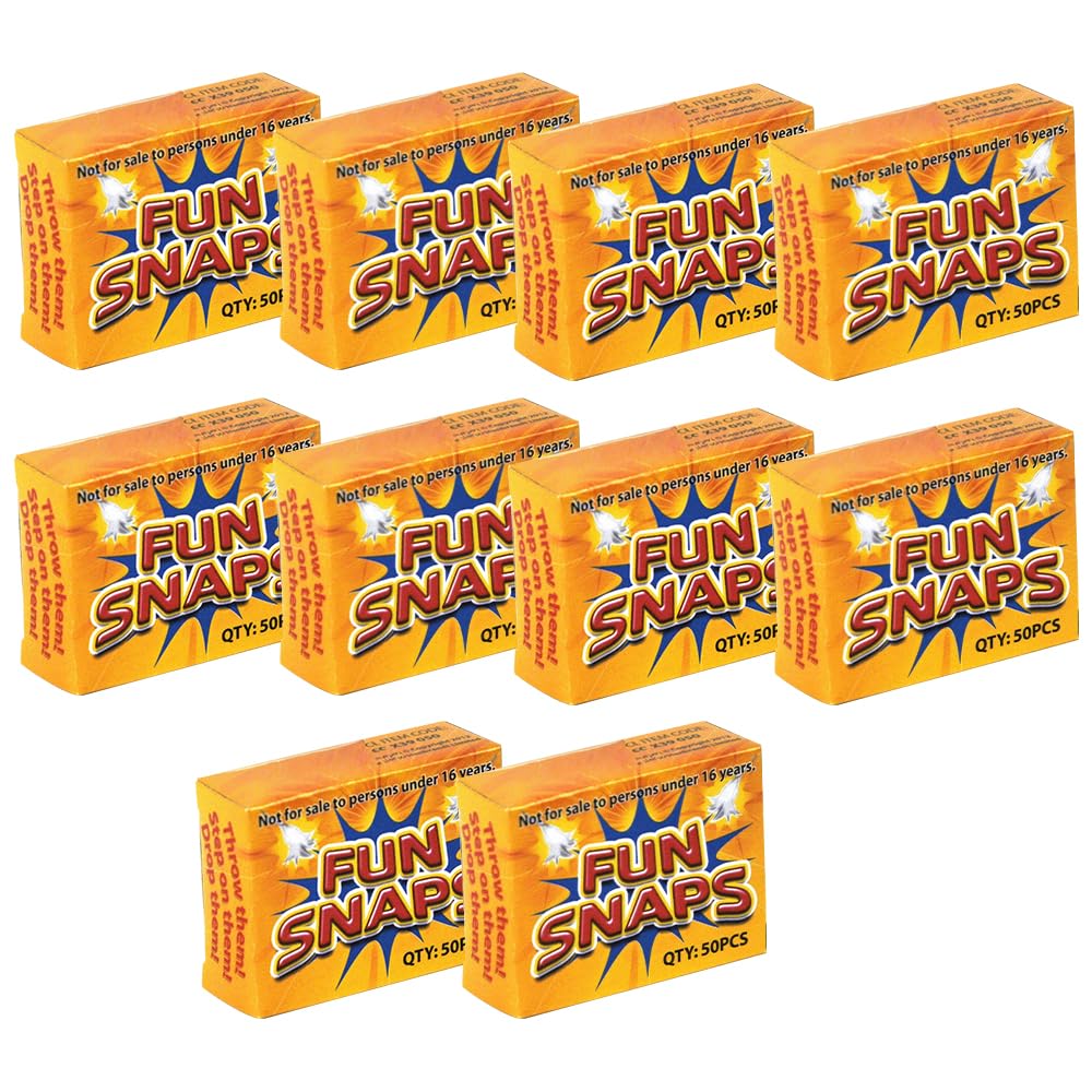 Concept4u 500pcs Fun Snap Party Bangers Throw Bang Snappers Packs ...