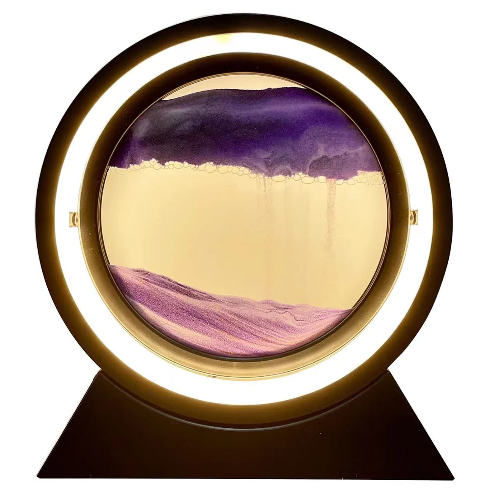 Xugenxes Creative Moving Sand Art Picture, 3D Sand Scene Quicksand Lamp ...