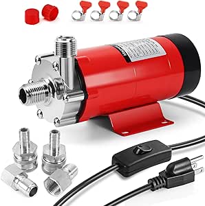 Amazon.com: MRbrew Wort Pump Quick Disconnect Set Stainless Steel ...