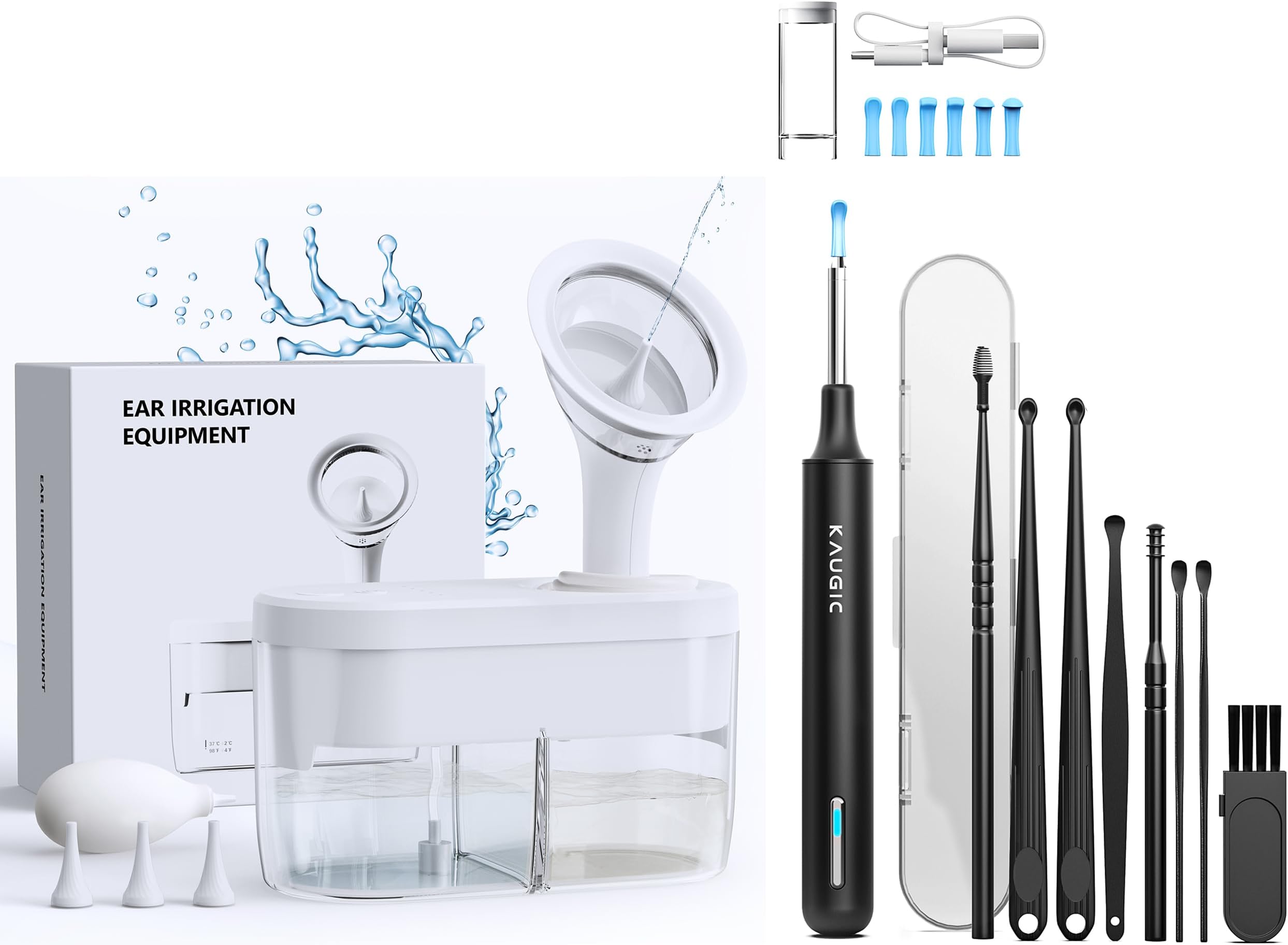 Amazon.com: Water Powered Ear Cleaner & Ear Wax Removal Tool Camera ...