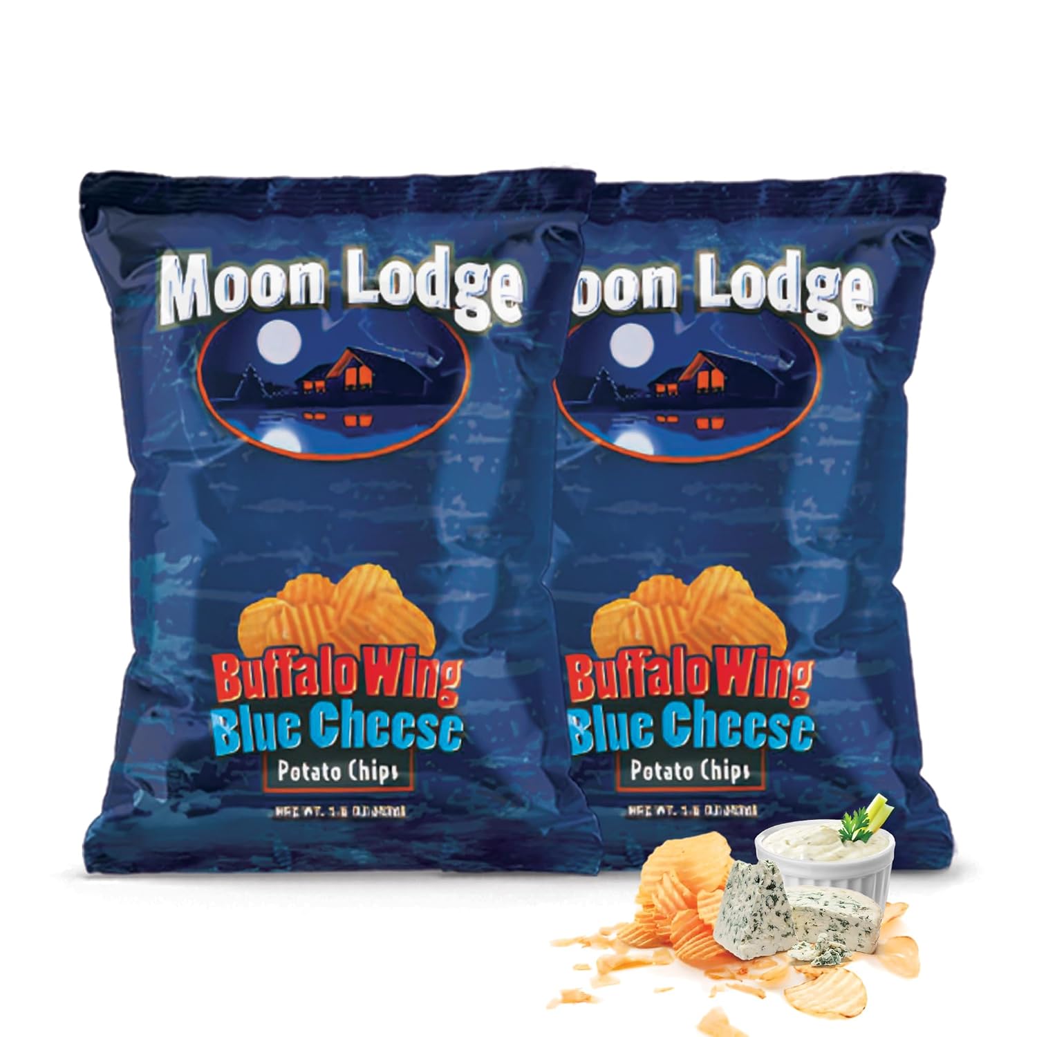 Amazon.com: Moon Lodge 2 Pack Buffalo Wings Potato Chips – Kosher ...
