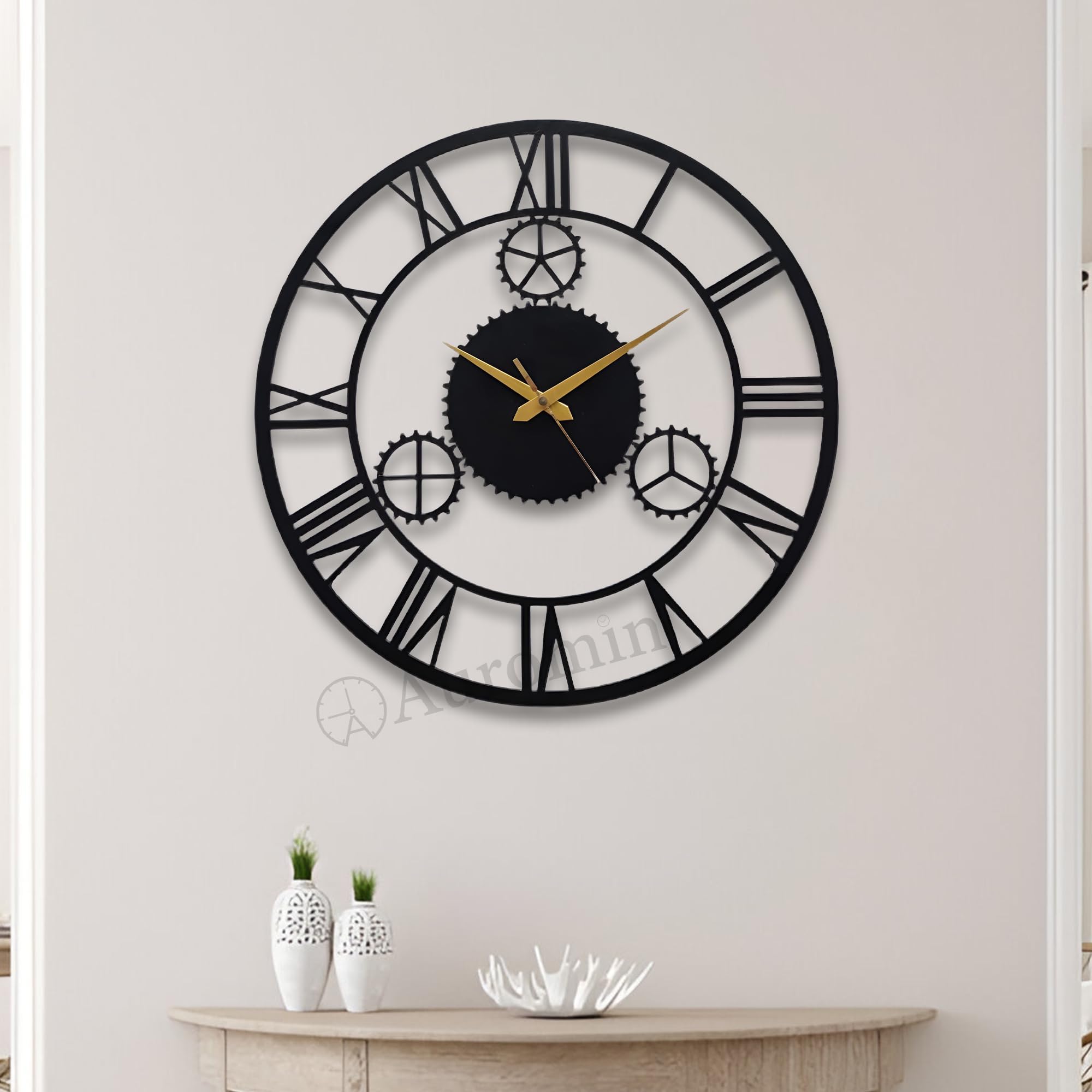 Buy Arabs Stylish Metal Wall Clock for Home and Hall, Living Room ...