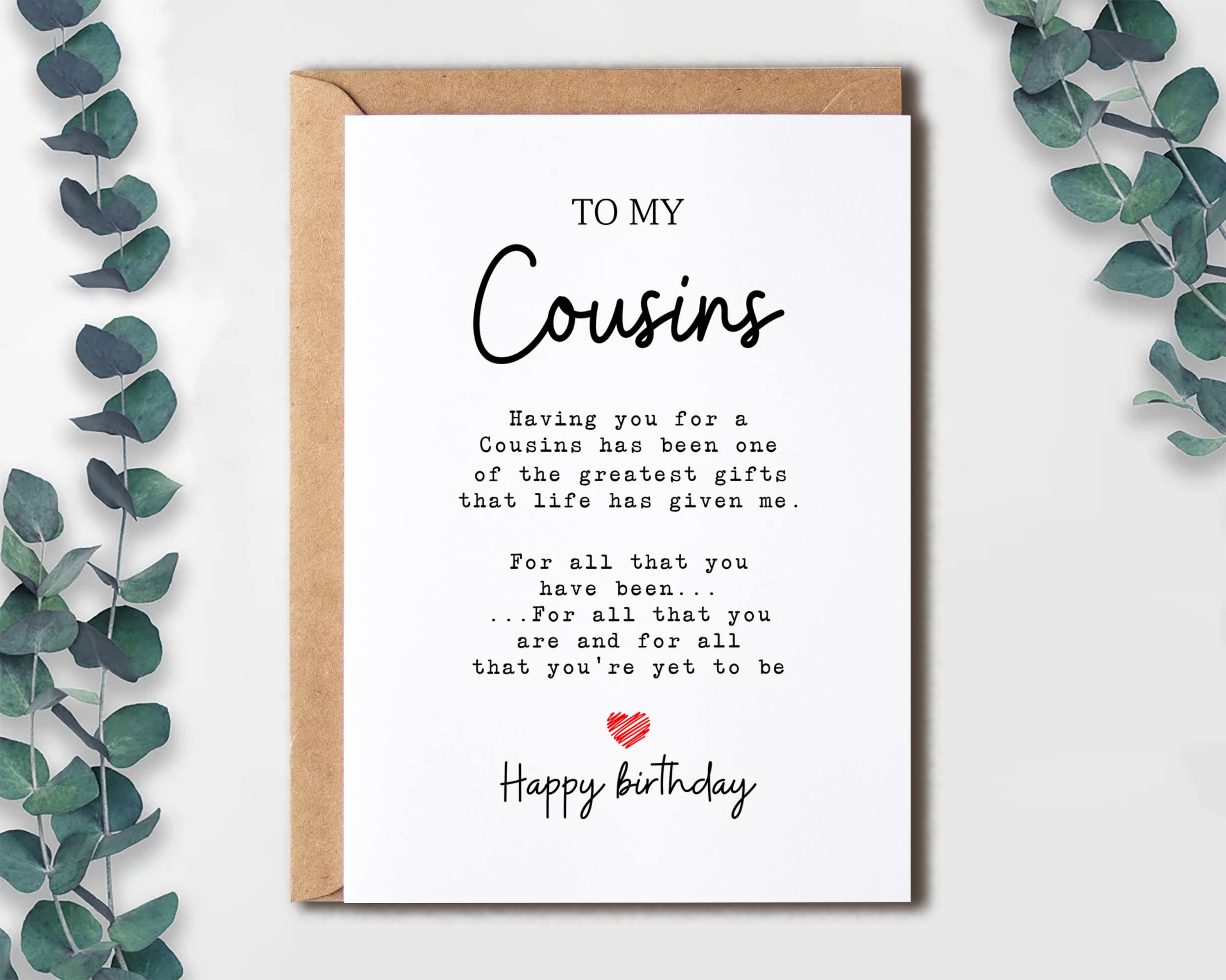 Best Cousin Card Best Cousin In The World' Card | Coffee And A Catfish