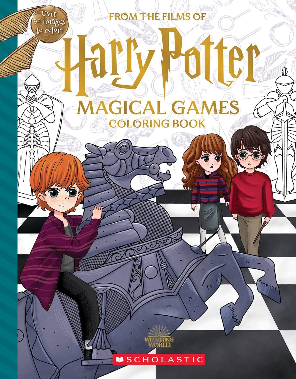 Magical Games Coloring Book (Harry Potter): Ballard, Jenna, Tobacco ...