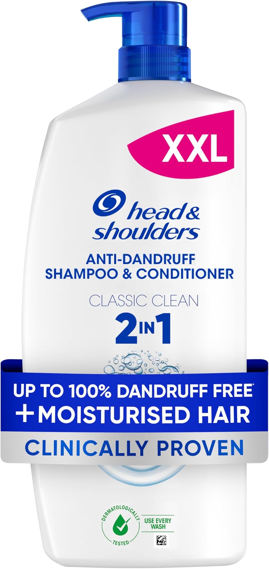 Classic Clean 2in1 Anti Dandruff Shampoo 1000ml Up To 100 | Desertcart KSA
