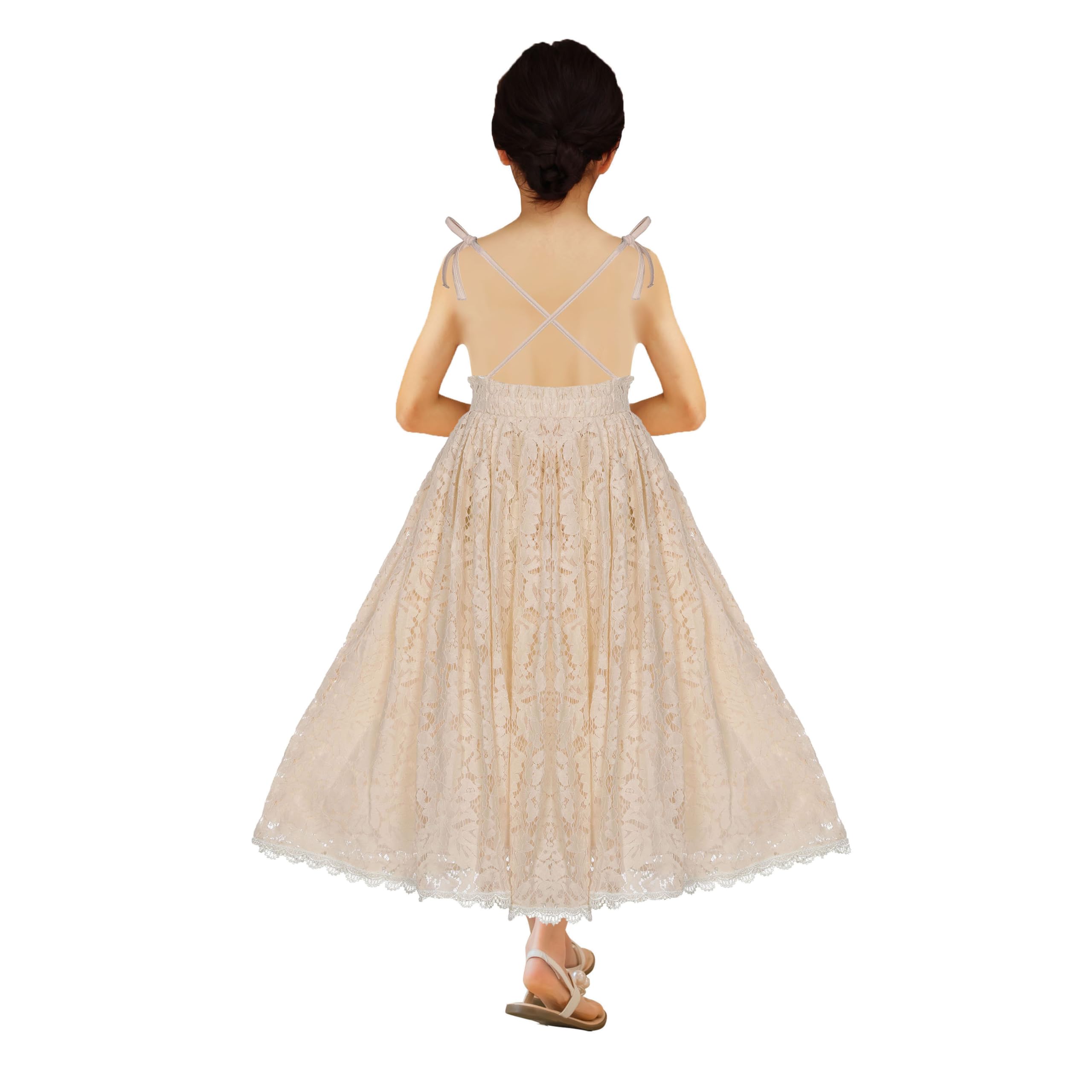 Snapklik.com : Everweekend Flower Girl Dress, Fancy Tween Girls Party ...