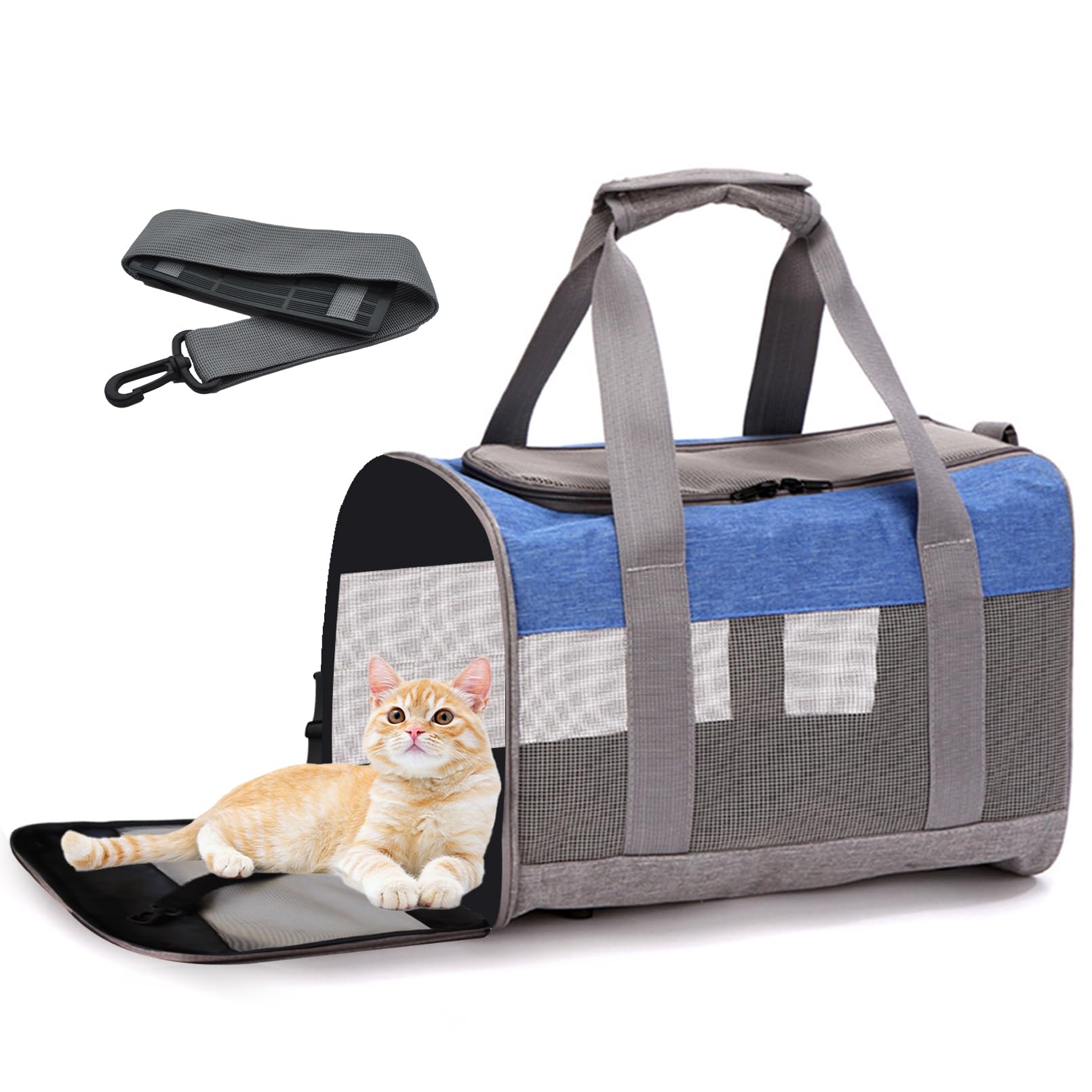 Amazon.com : MUYG Cat Carrier Soft Puppy Carrier for Small Dogs Airline ...