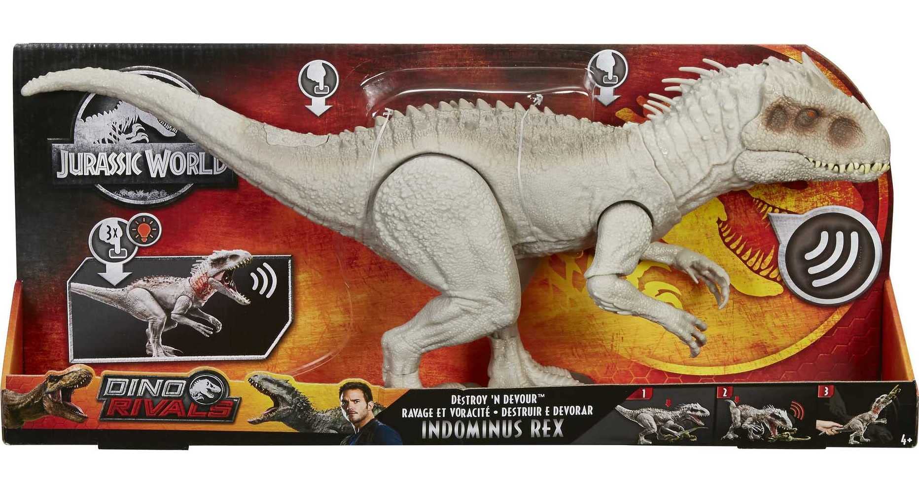 Jurassic World Toys Destroy 'N Devour Indominus Rex,Plastic,Multicolor ...