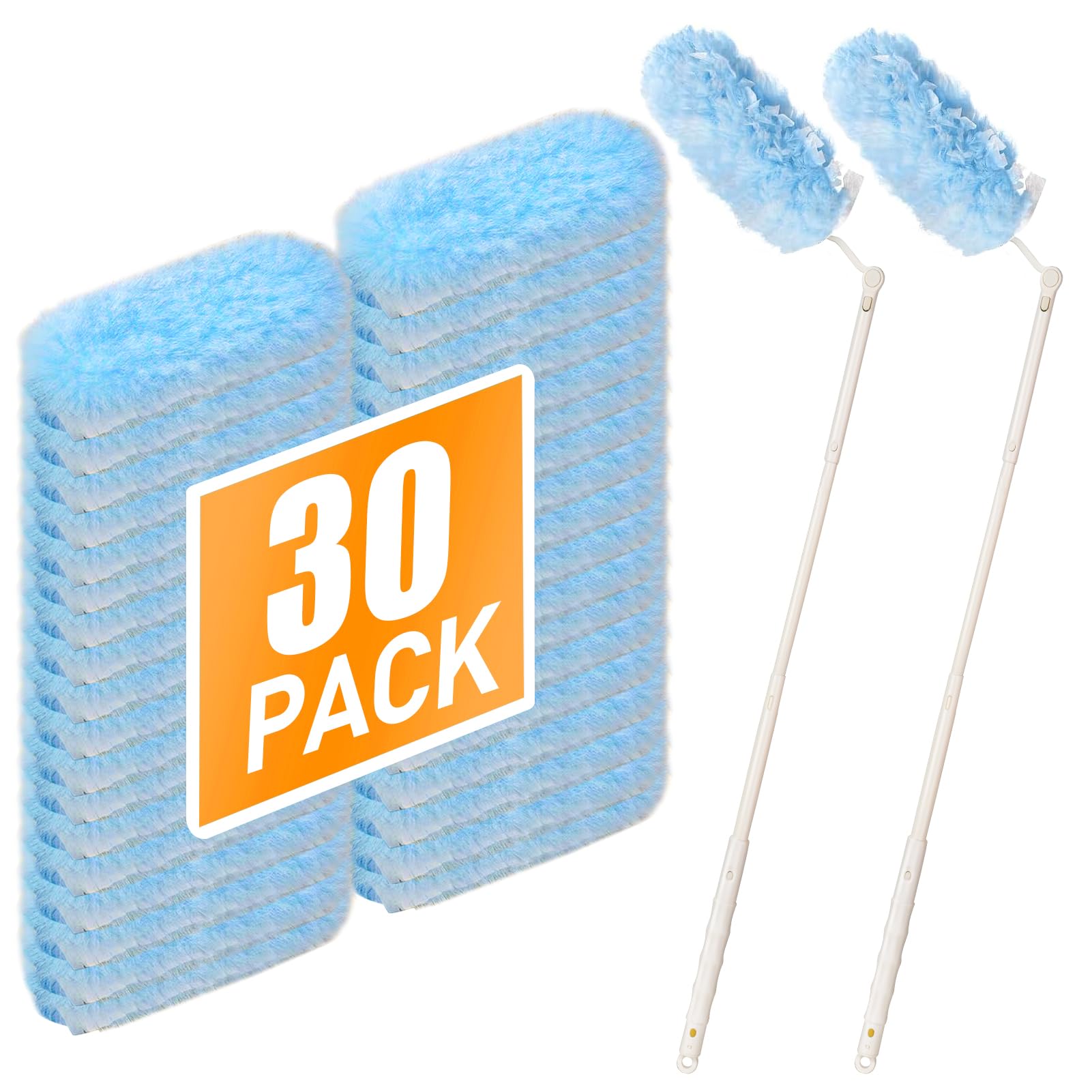 Amazon.com: Heavy Duty Duster Refills for Swiffer Dusters, 360° Multi ...