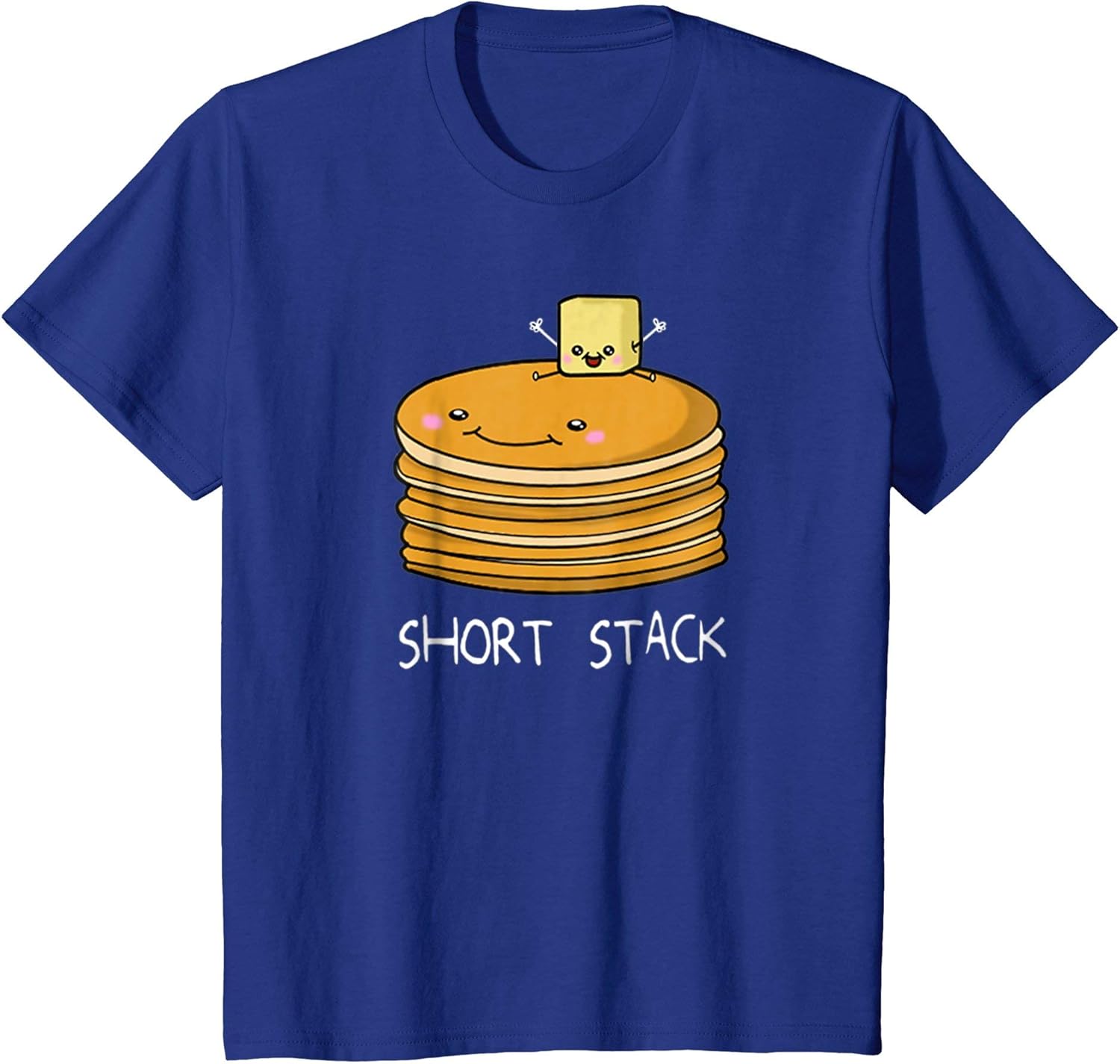 Amazon.com: Short Stack T-Shirt Cute Kawaii Pancakes Shirt : Clothing ...