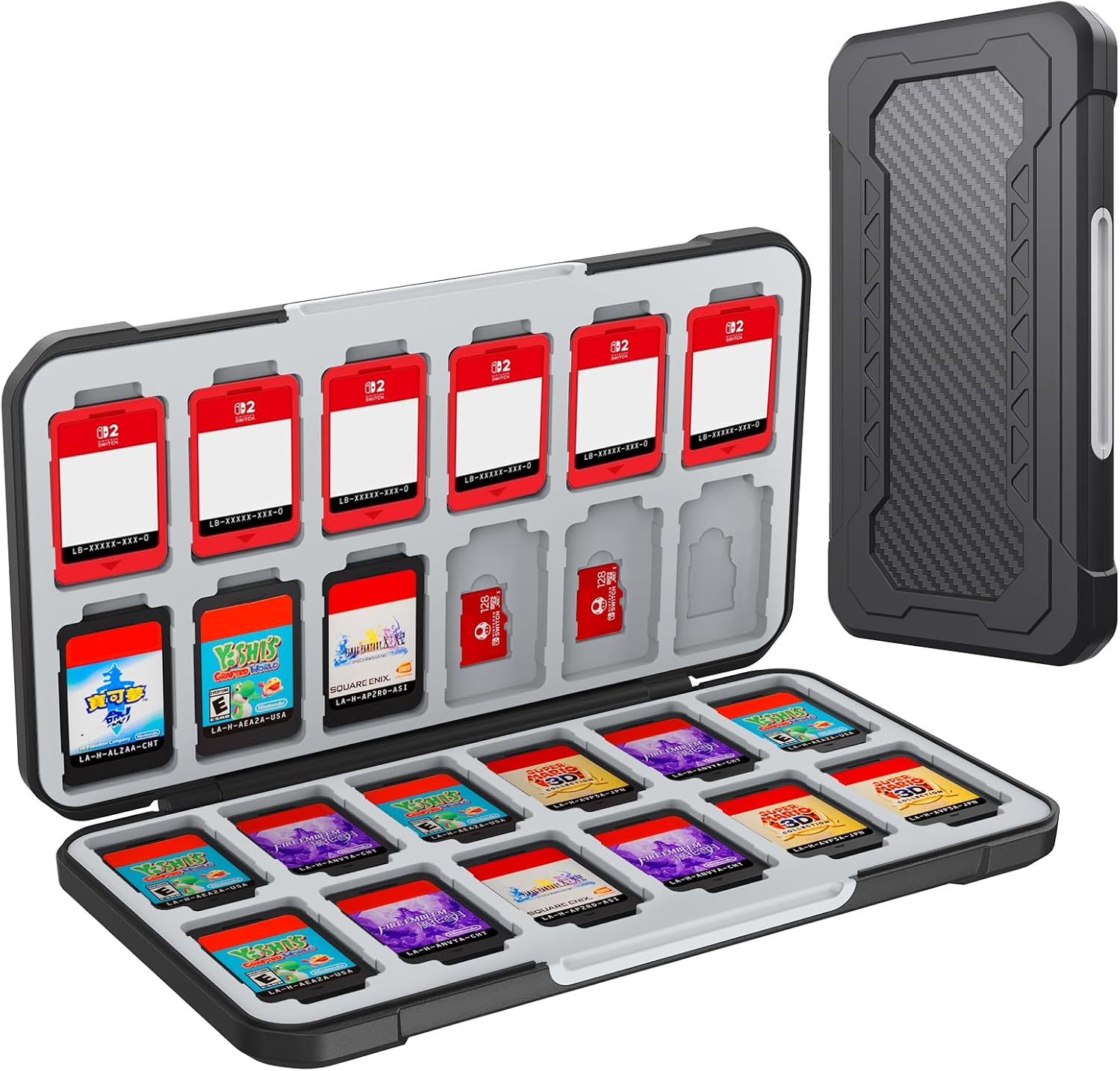 Amazon.com: HEIYING Switch Game Case for Nintendo Switch 2 2025 /Lite ...