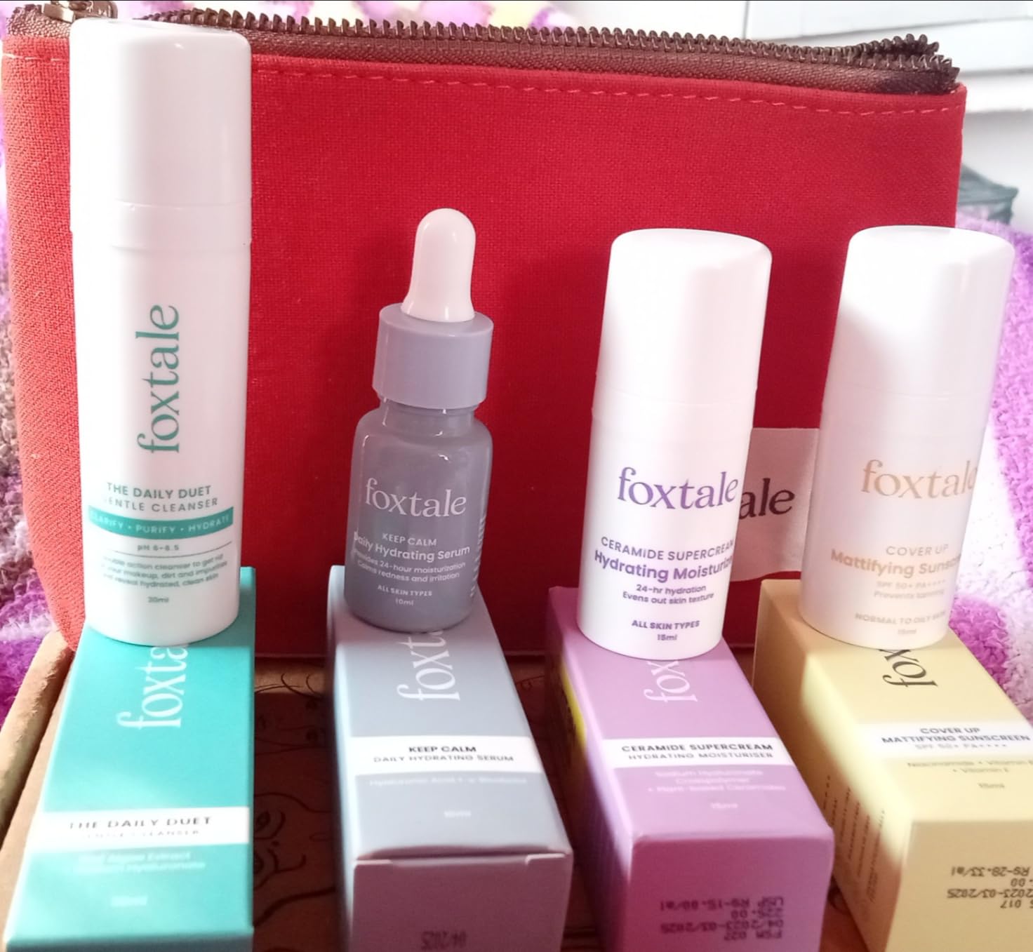 Foxtale Minis SkinCare Travel Kit | Cleanser Face Wash- 30ml ...