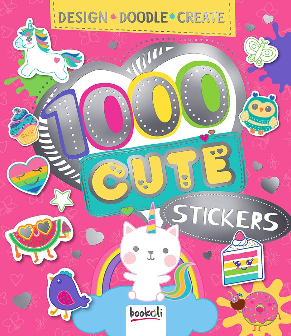 Buy 1000 Cute Stickers Book Online at Low Prices in India | 1000 Cute ...