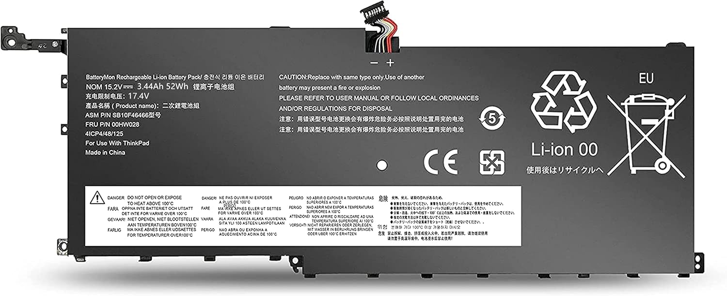 AKKEE 00HW028 01AV439 Laptop Battery for Lenovo Thinkpad X1 Carbon 4th ...