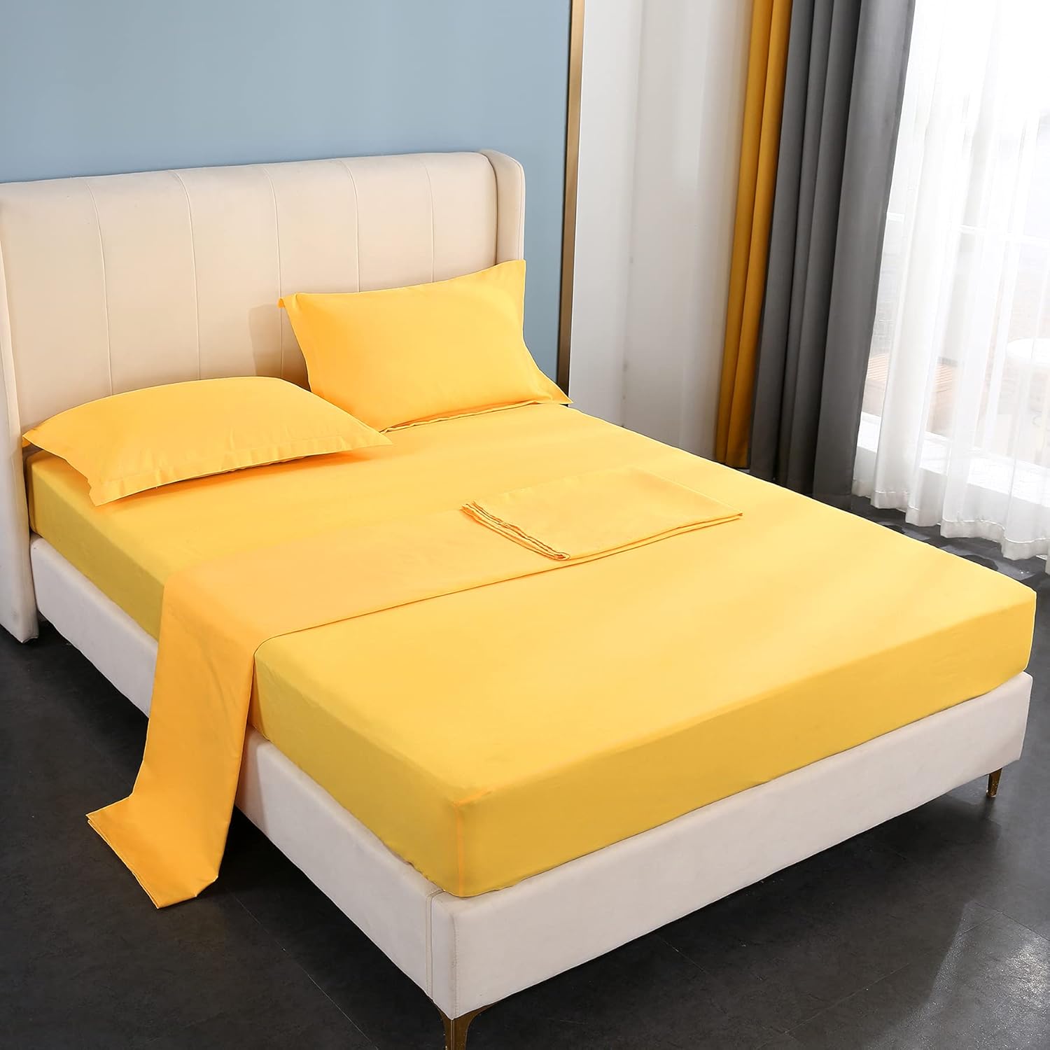 Amazon Mengersi Solid Queen Sheet Set 100 Microfiber Soft Bed amazon-mengersi-solid-queen-sheet-set-100-microfiber-soft-bed