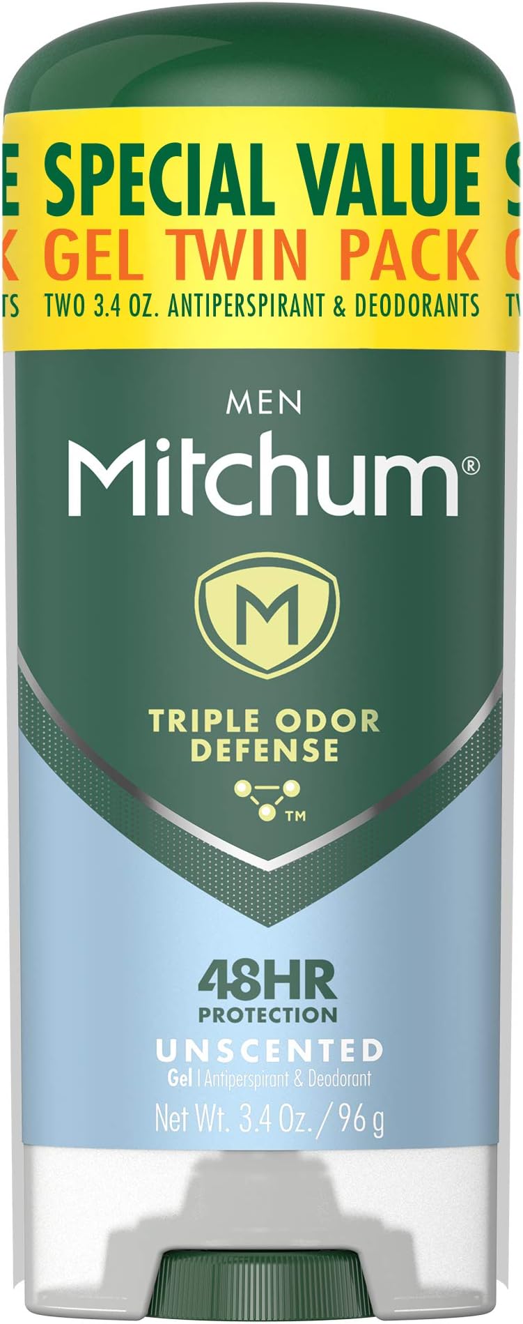 Amazon.com : Mitchum Men's Deodorant, Antiperspirant, Triple Odor ...