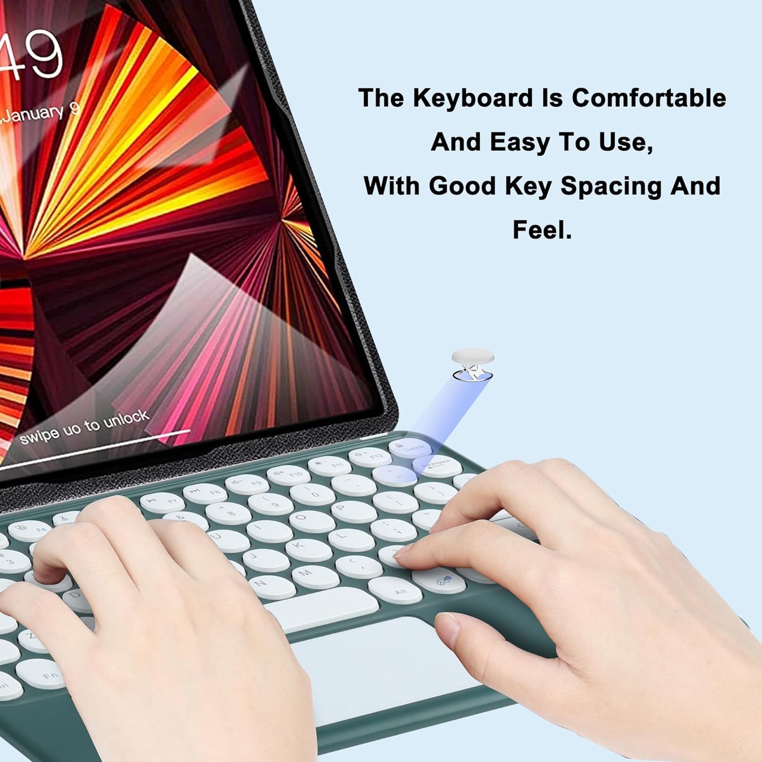 Small Wireless Keyboard With Trackpad