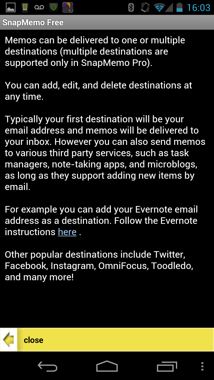 SnapMemo Free - App on Amazon Appstore