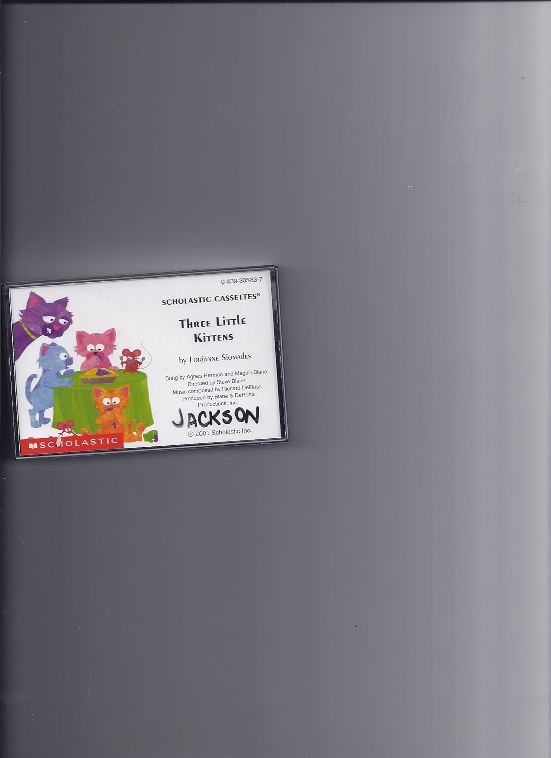 Three Little Kittens Book and Cassette: Lorianne Siomades ...