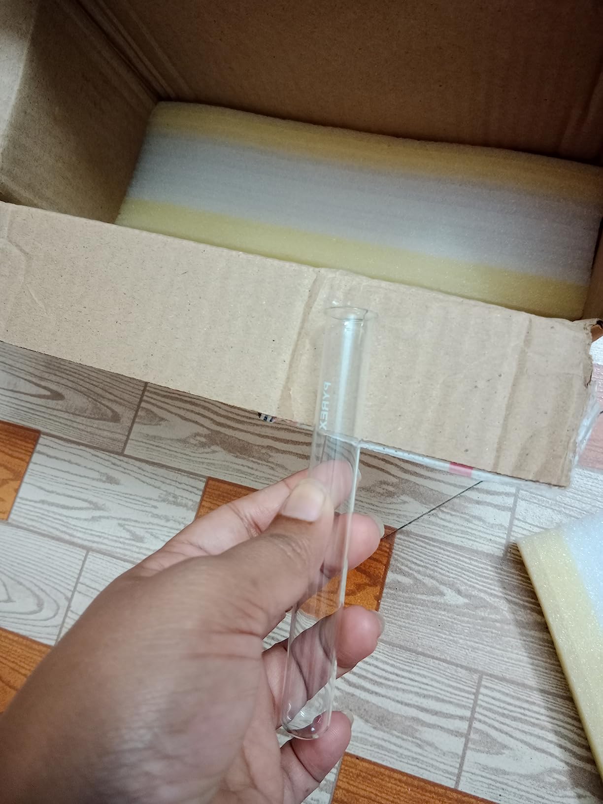 Gem Lab Small Test tubes 15ml (6 pcs) with Plastic Test Tube Stand and ...