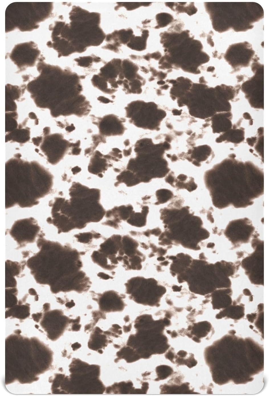 Amazon.com: SDMKA Black Cow Crib Sheets for Boys Girls - Portable ...