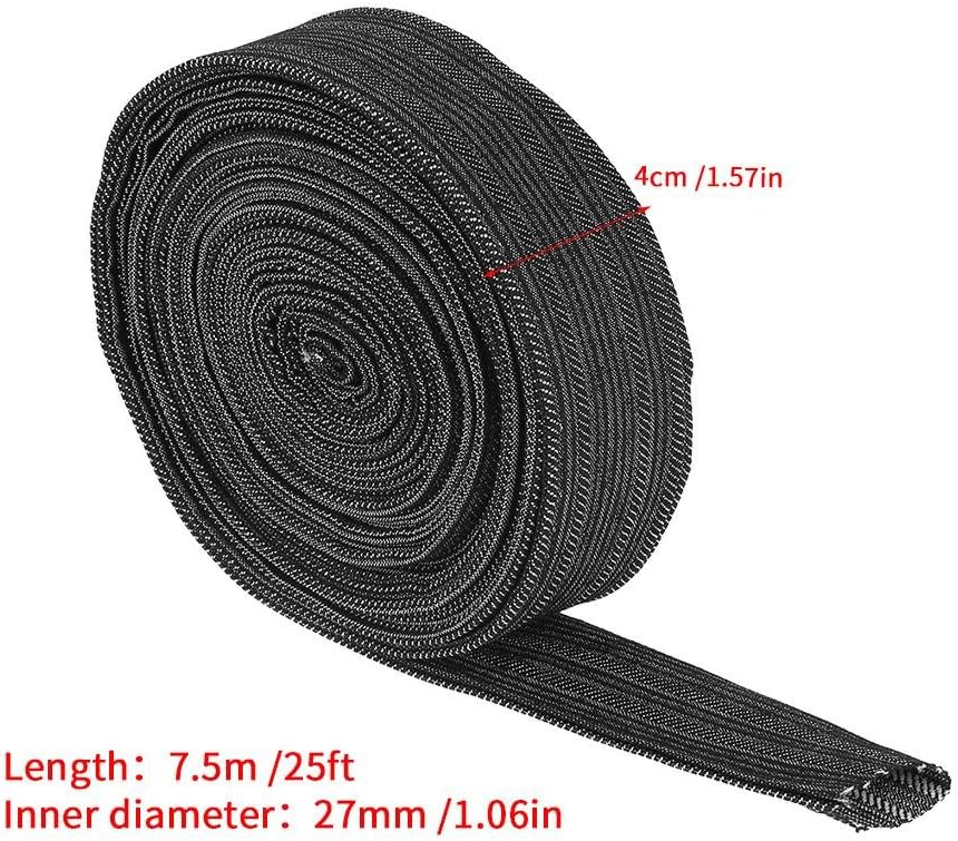 27mm Nylon Protective Sleeve Sheath Cable Cover 7.5m for or Plasma ...