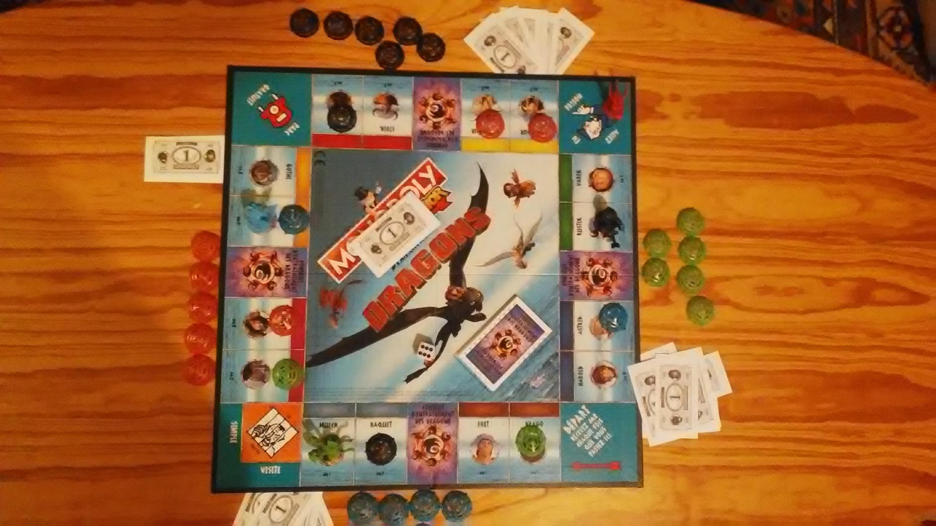 Monopoly Junior DRAGONS-Jeu de société-Version française, 0236 : Amazon ...