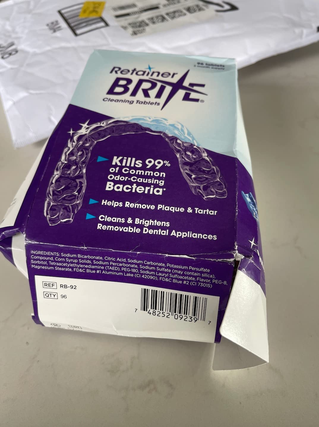 Retainer Brite Cleaning Tablets - 96 Tablets (New formulation) : Amazon ...