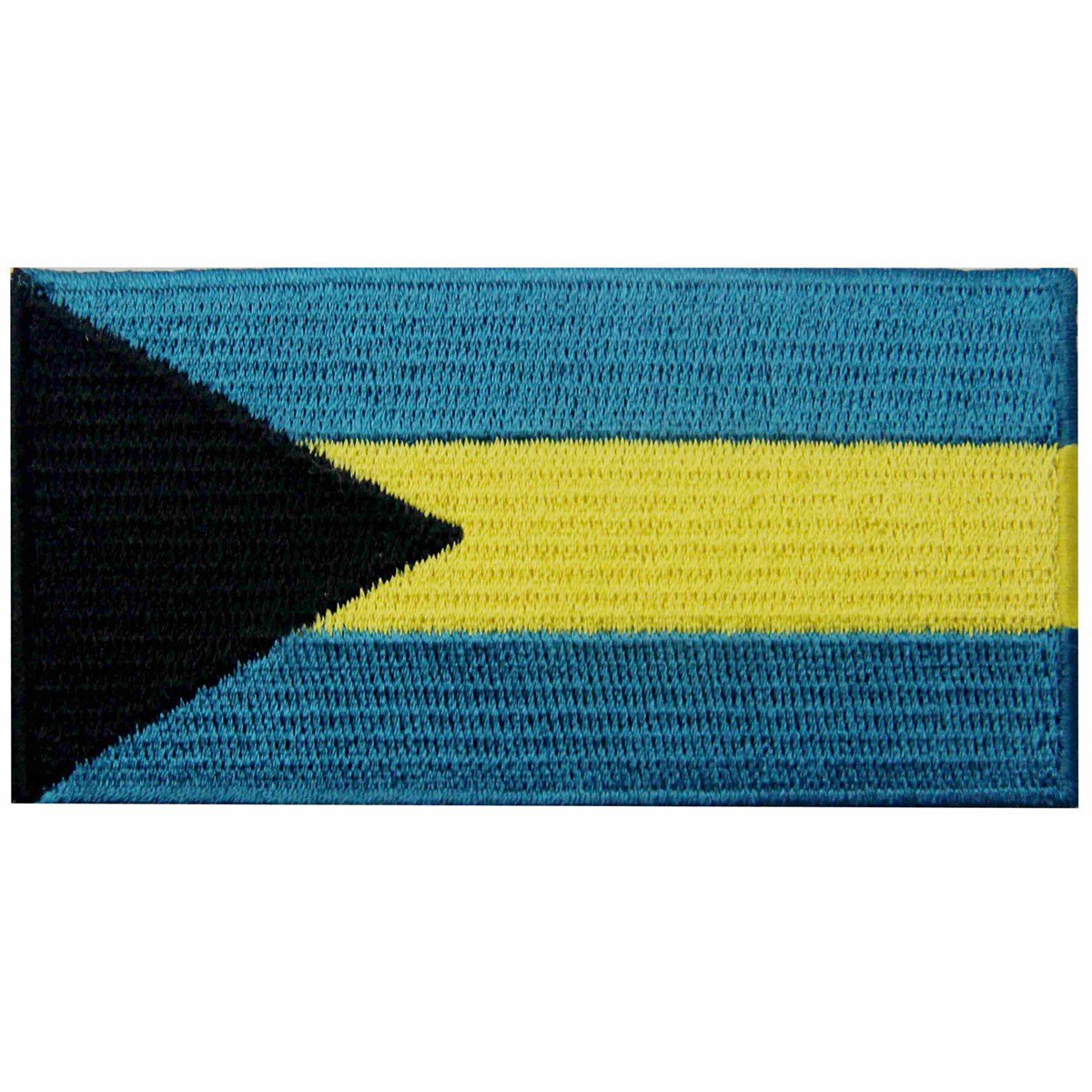 Amazon.com: Bahamas Flag Embroidered Emblem Bahamian Islands Iron On ...