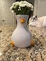 Amazon.com: MOUGIGI Handcrafted Ceramic Duck Vase - White Modern Flower ...