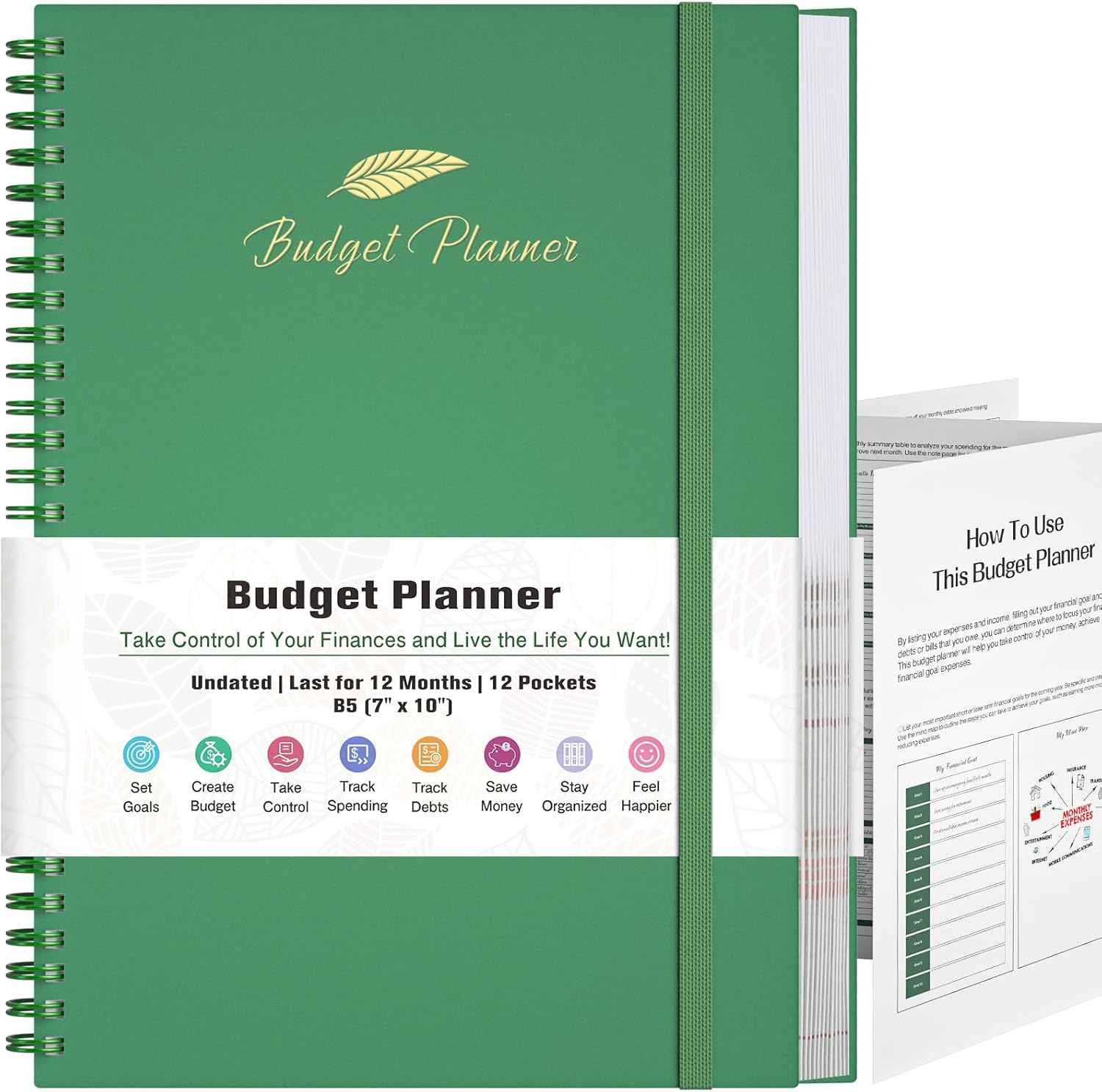 Amazon.com : Budget Planner, Budget Book with Expense Tracker ...