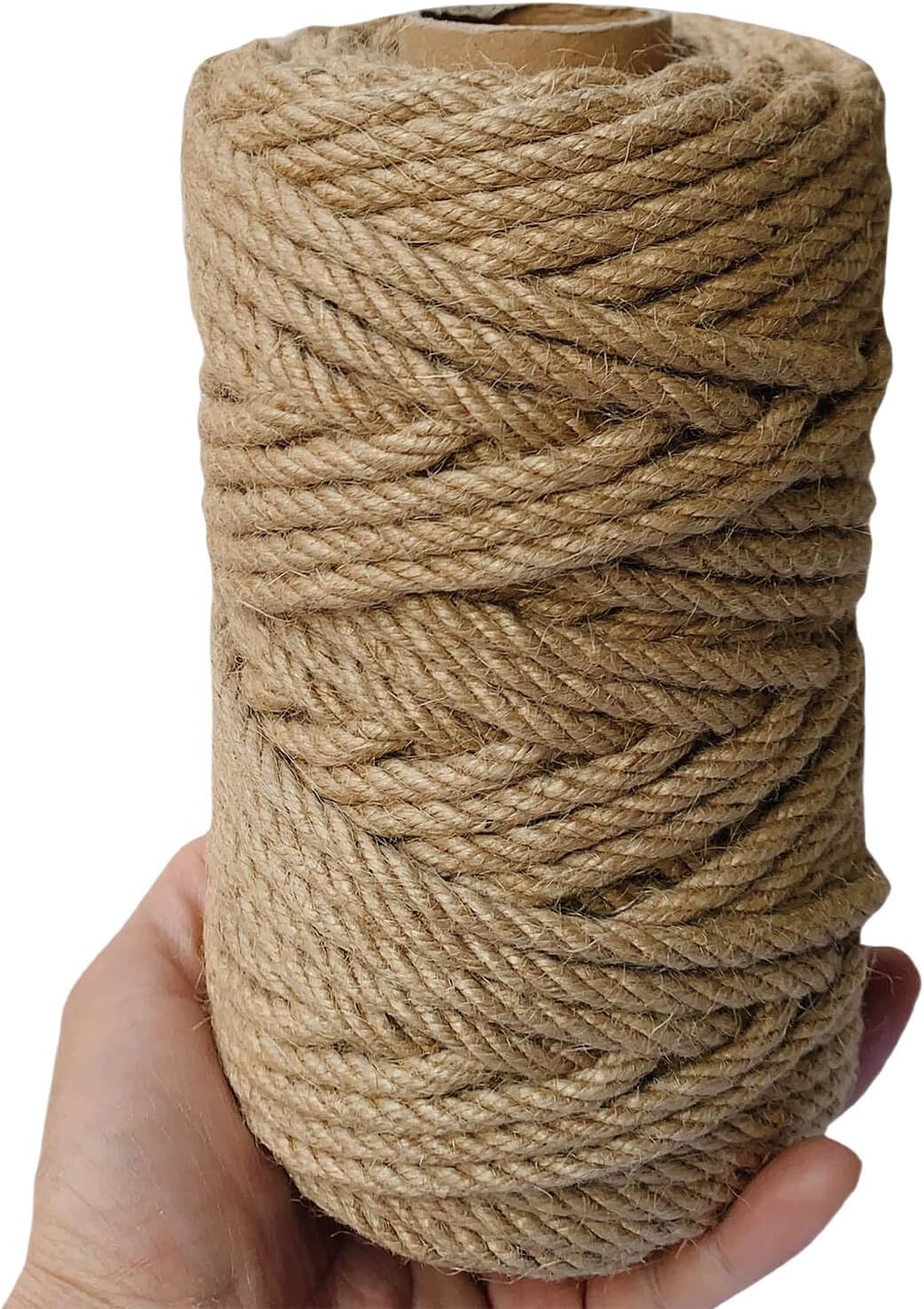 Amazon.com: ILIKEEC 6mm Jute Twine, 164 Feet Braided Jute Rope, Heavy ...