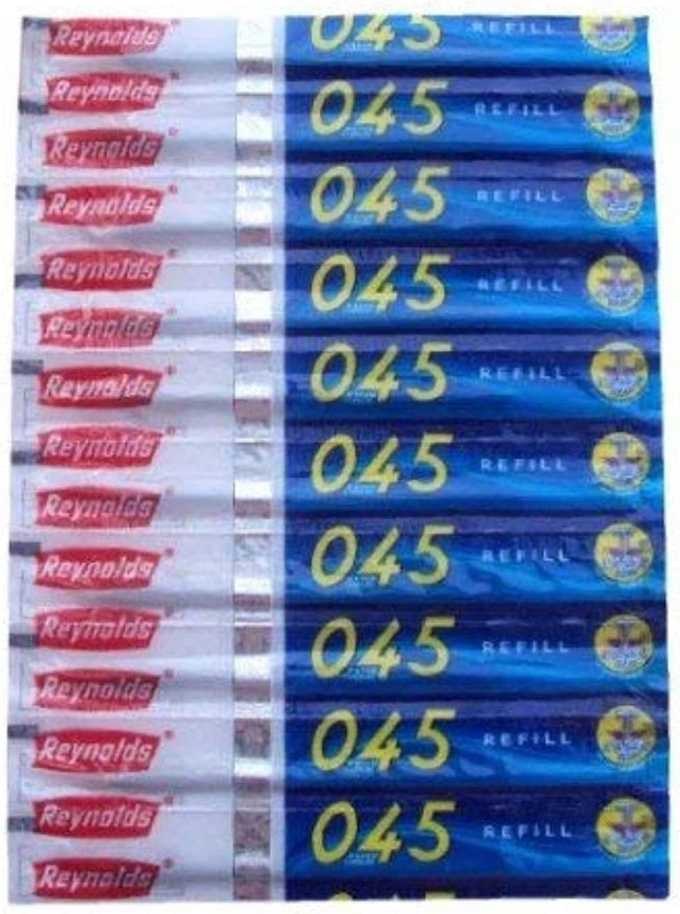 Reynolds 045 Fine Carbure Blue Ball Pens Refill - Pack of 50 : Amazon ...