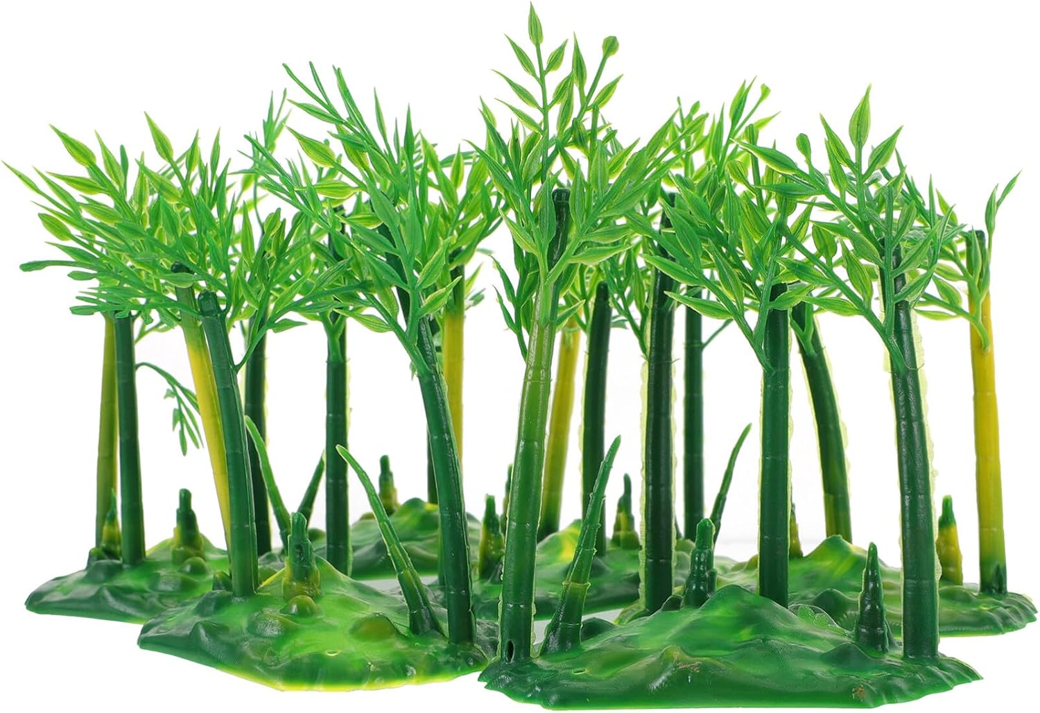 Amazon.com: SHINEOFI Realistic Bamboo Bonsai Tree Miniature 4.72X3.93X2 ...
