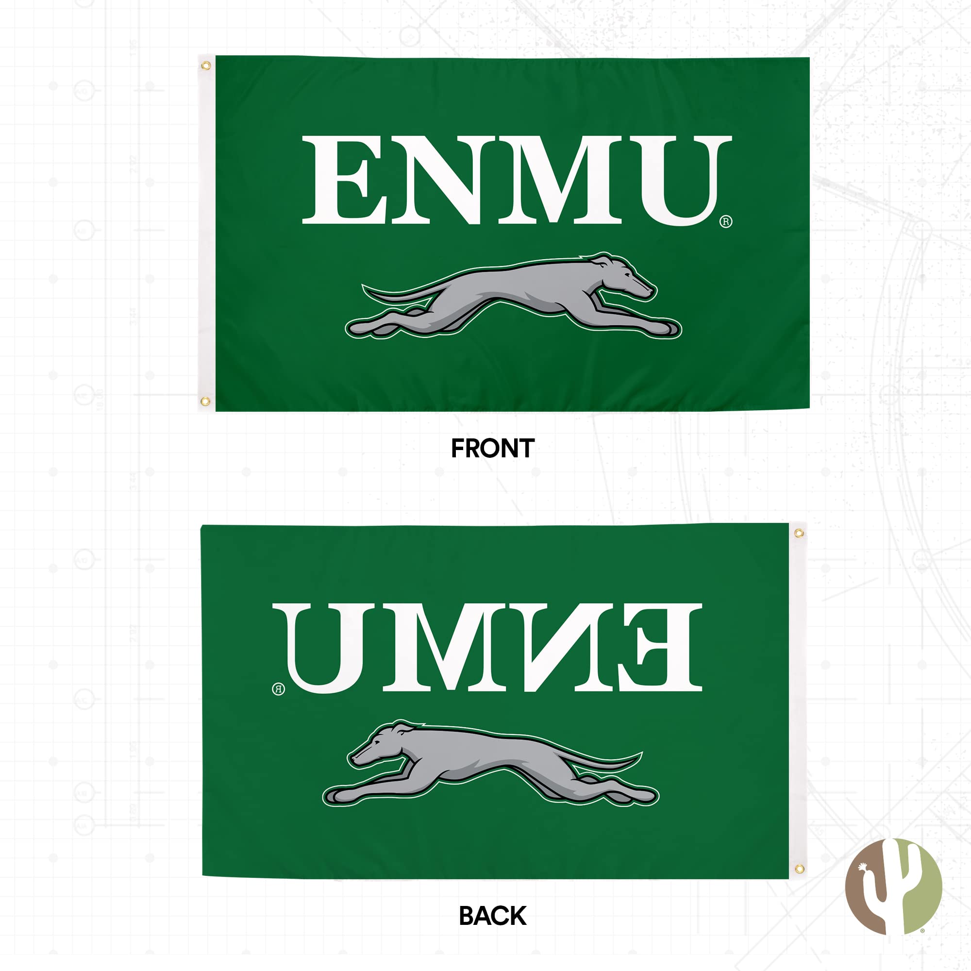 Enmu Logo Eastern New Mexico University Greyhounds Official Team