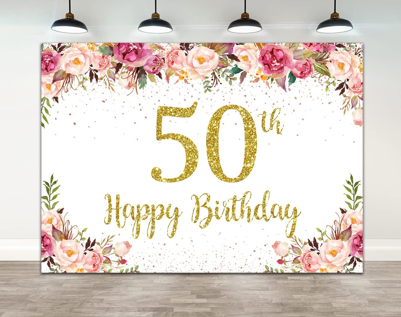 Amazon.com : 50th Birthday Decorations for Women Men, Happy 50th ...