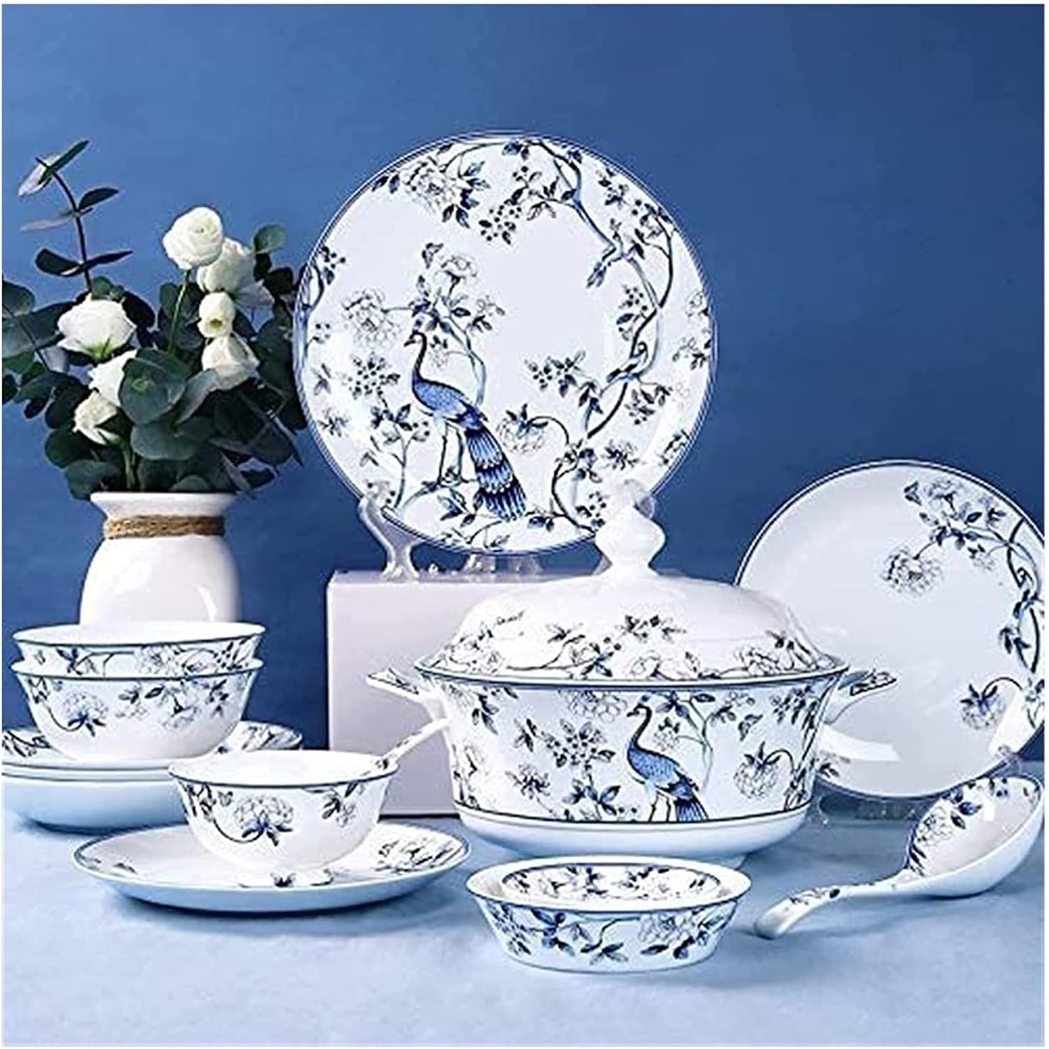 Amazon.com: MADPET Luxurious Service Dinnerware Sets for Dinner Party ...