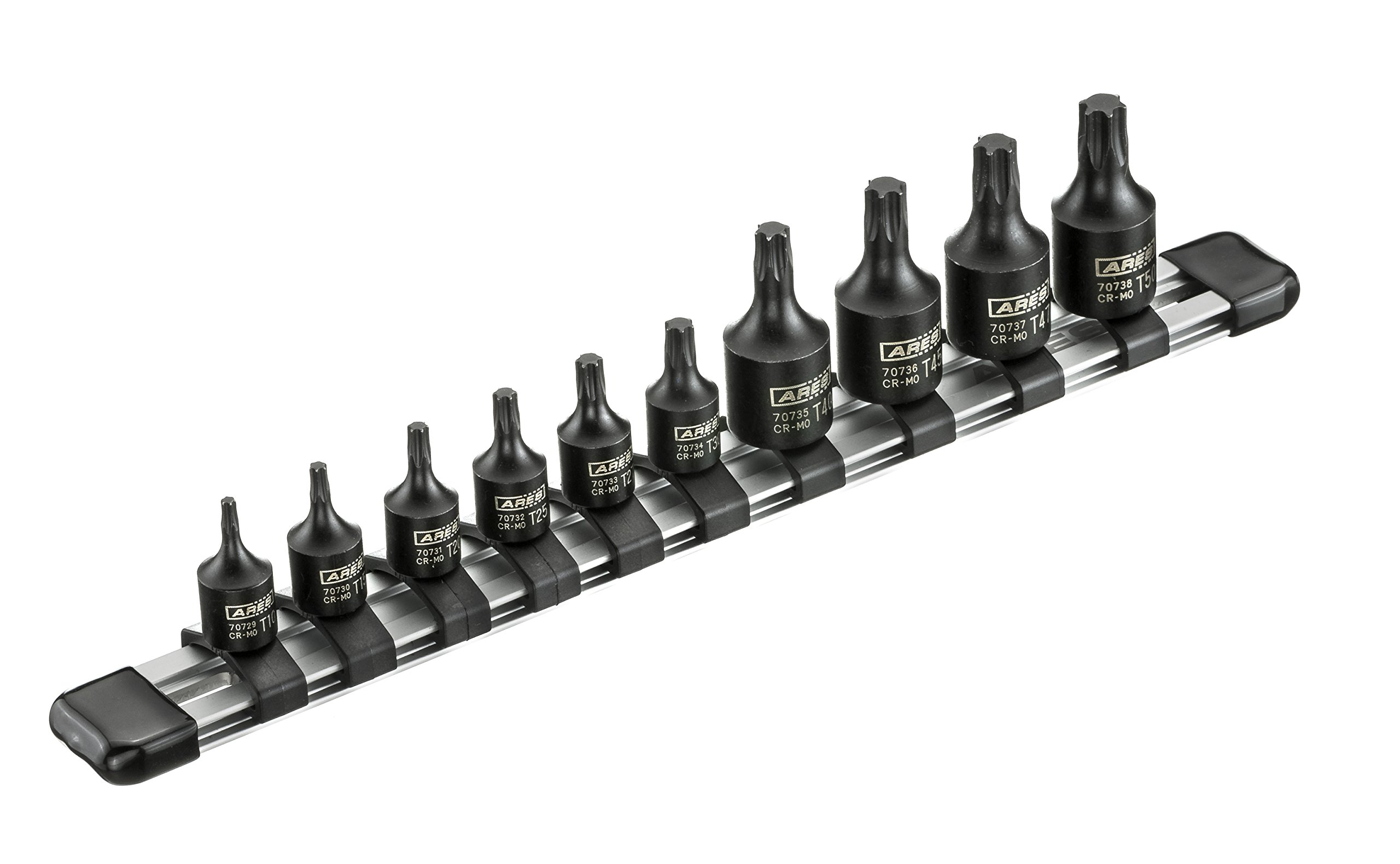 Buy ARES 70610 - 10-Piece Low Profile Impact Stubby Star Bit Socket Set ...