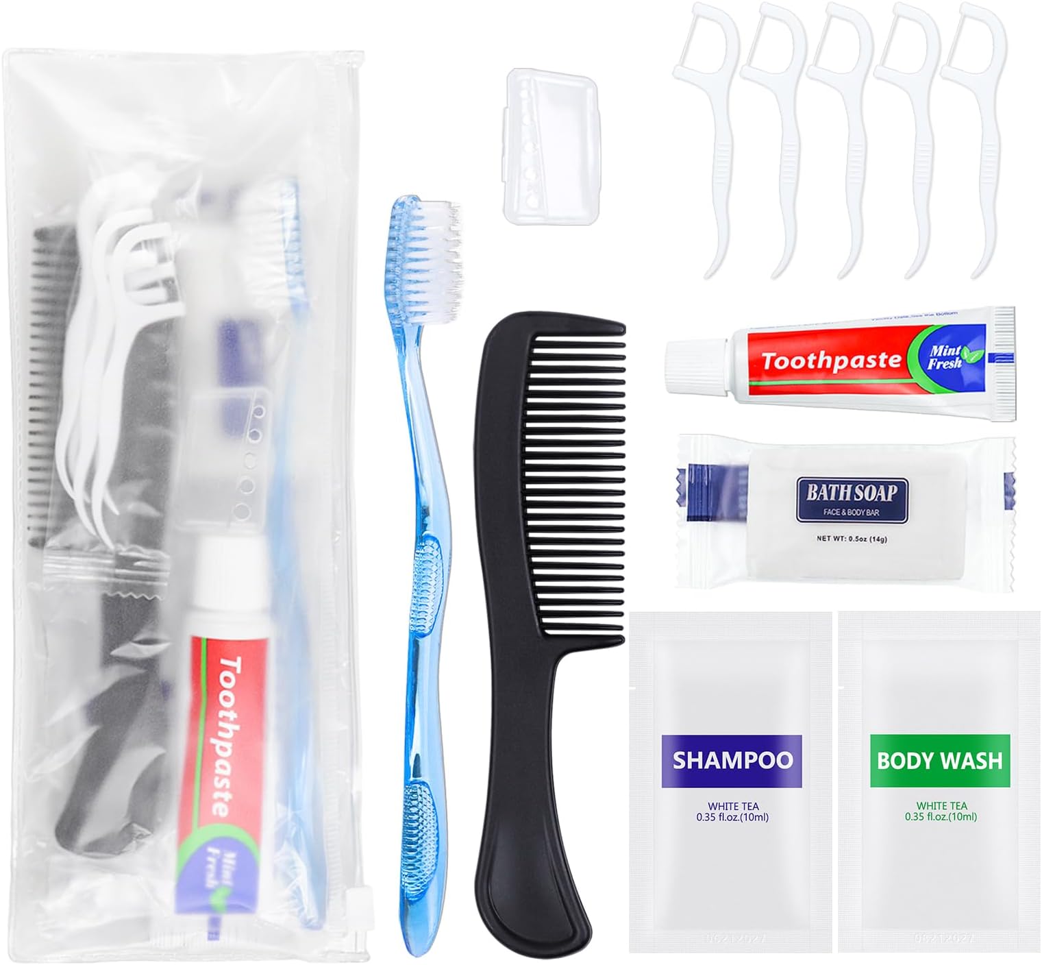 Amazon.com : 25 Sets Personal Hygiene Kit Basic Toiletry Kits Homeless ...