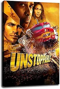 Amazon.com: AISONSITE Unstoppable Movie Poster Canvas Prints Classic ...