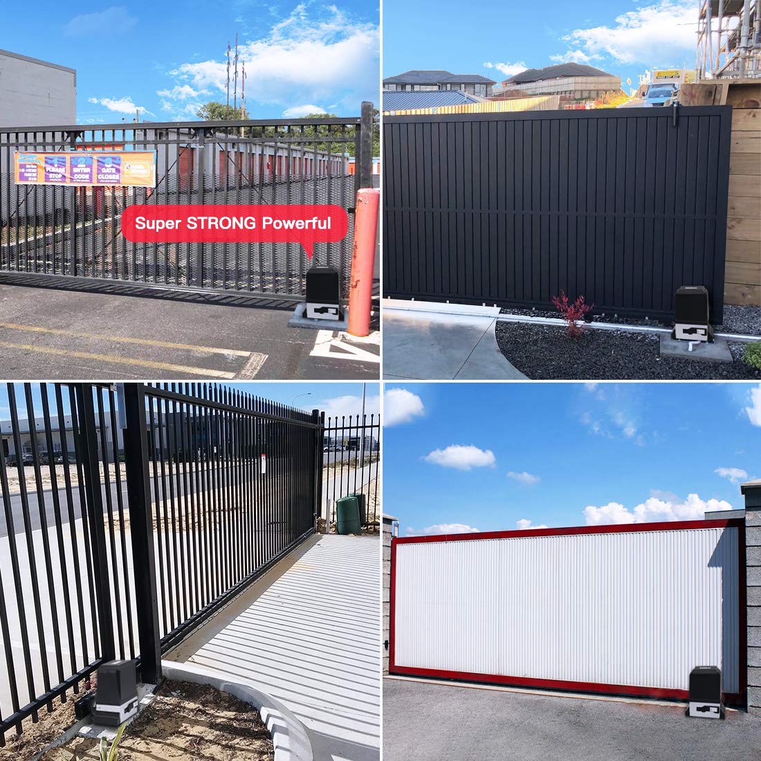 Buy TOPENS RK2600 Automatic Sliding Gate Opener Kit Industrial ...