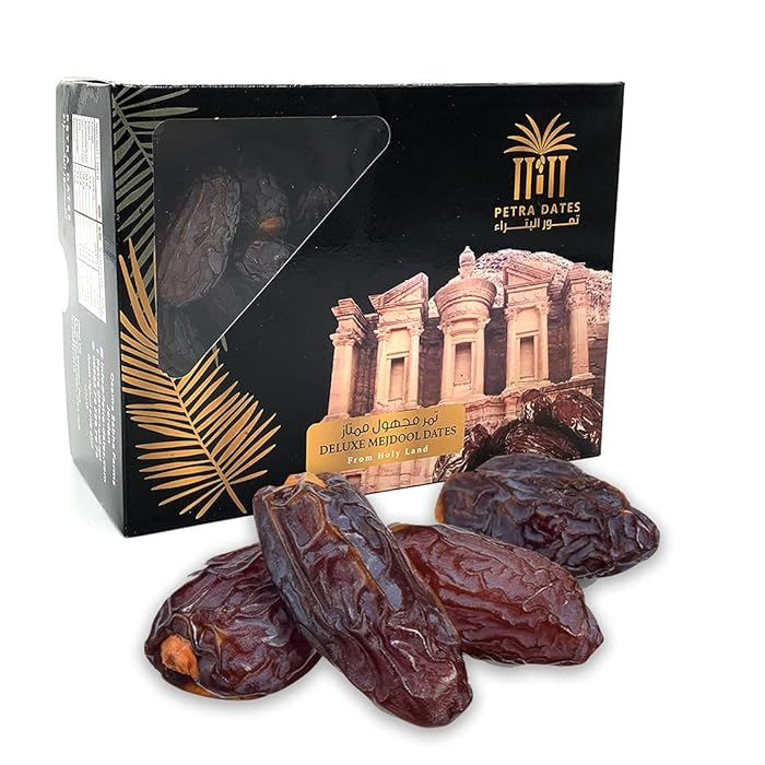 Buy Petra Premium Grade Jordanian Fresh Medjool Dates in Gift Box ...